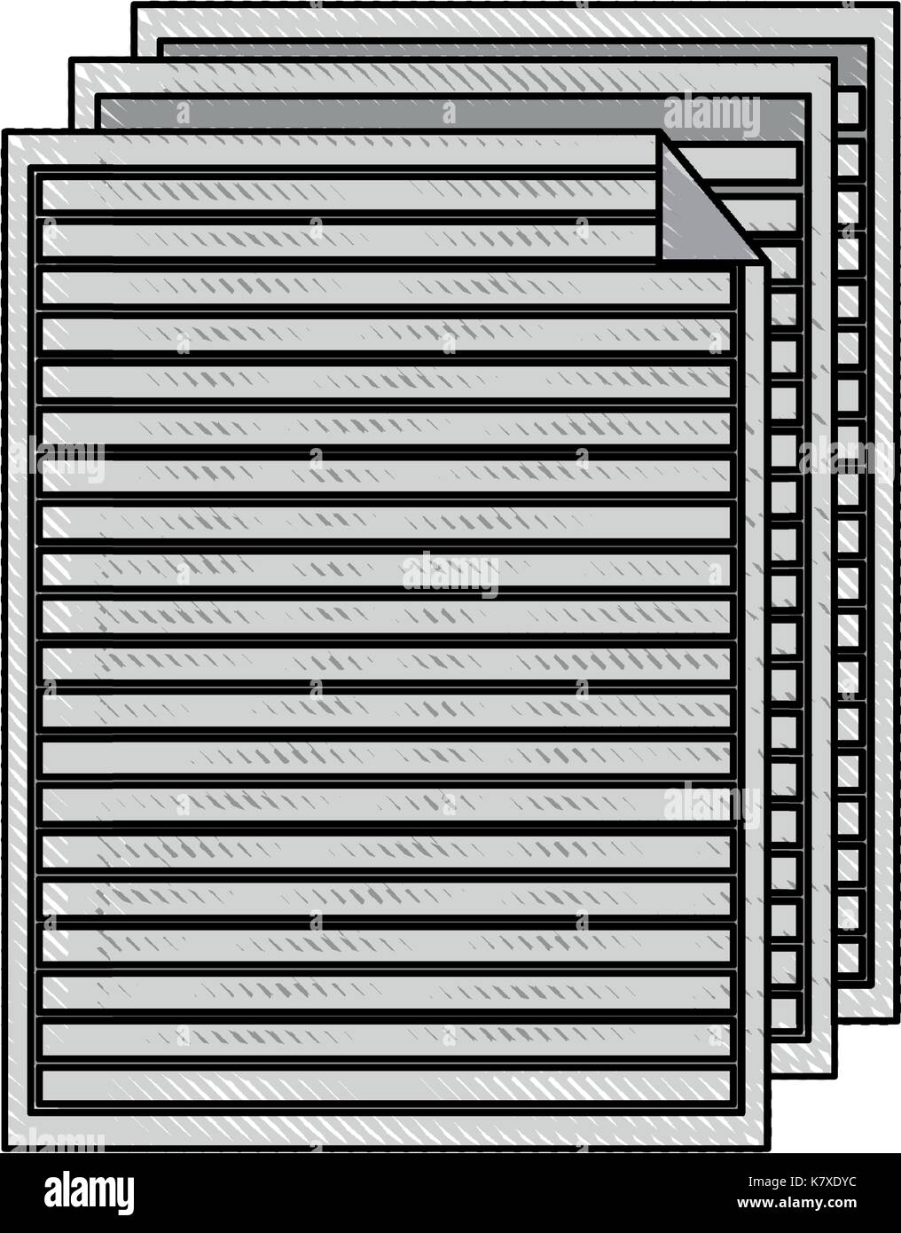 lined sheets of paper icon image Stock Vector Image & Art - Alamy