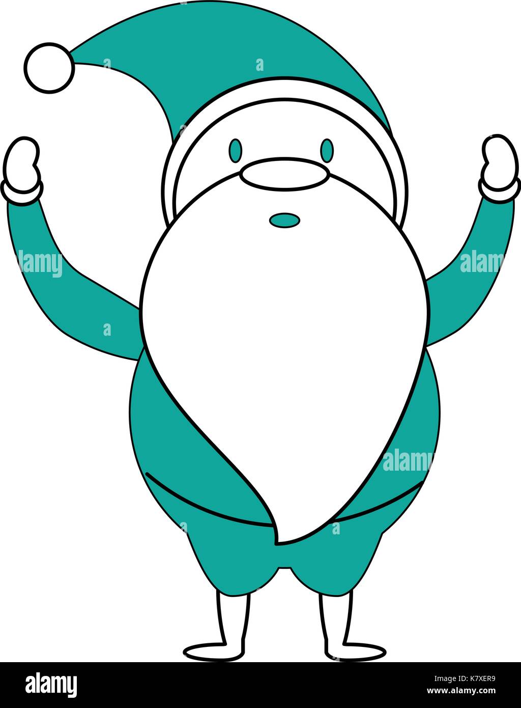 santa claus christmas related icon image Stock Vector Image & Art - Alamy