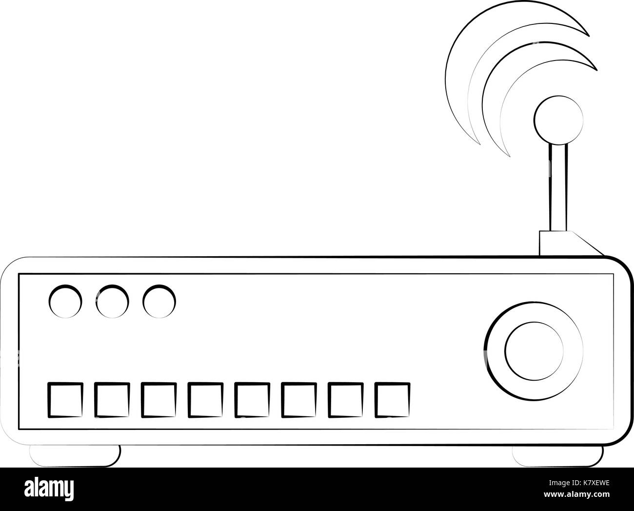 wifi router icon image Stock Vector Image & Art - Alamy