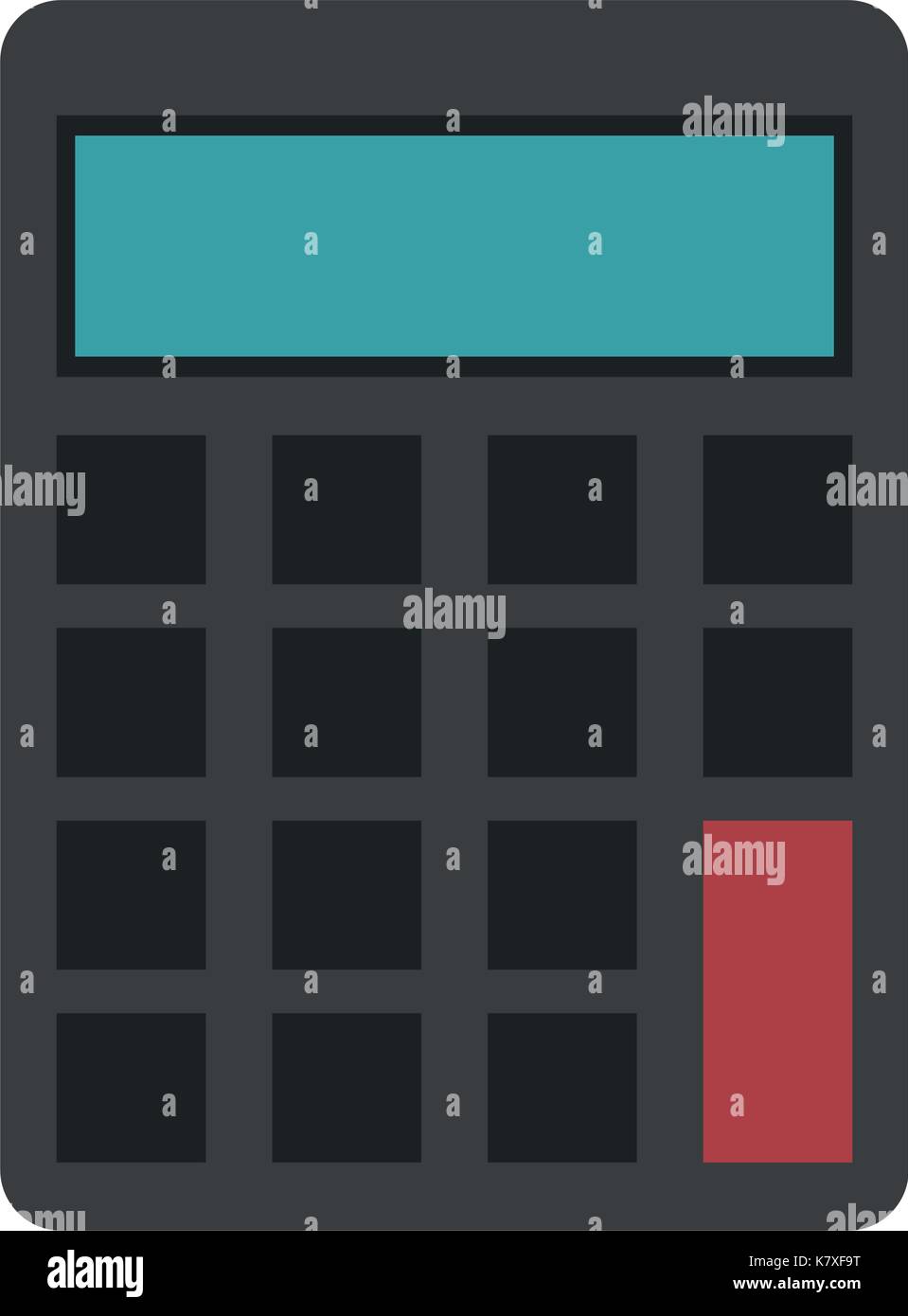 calculator with blank keys icon image Stock Vector Image & Art - Alamy