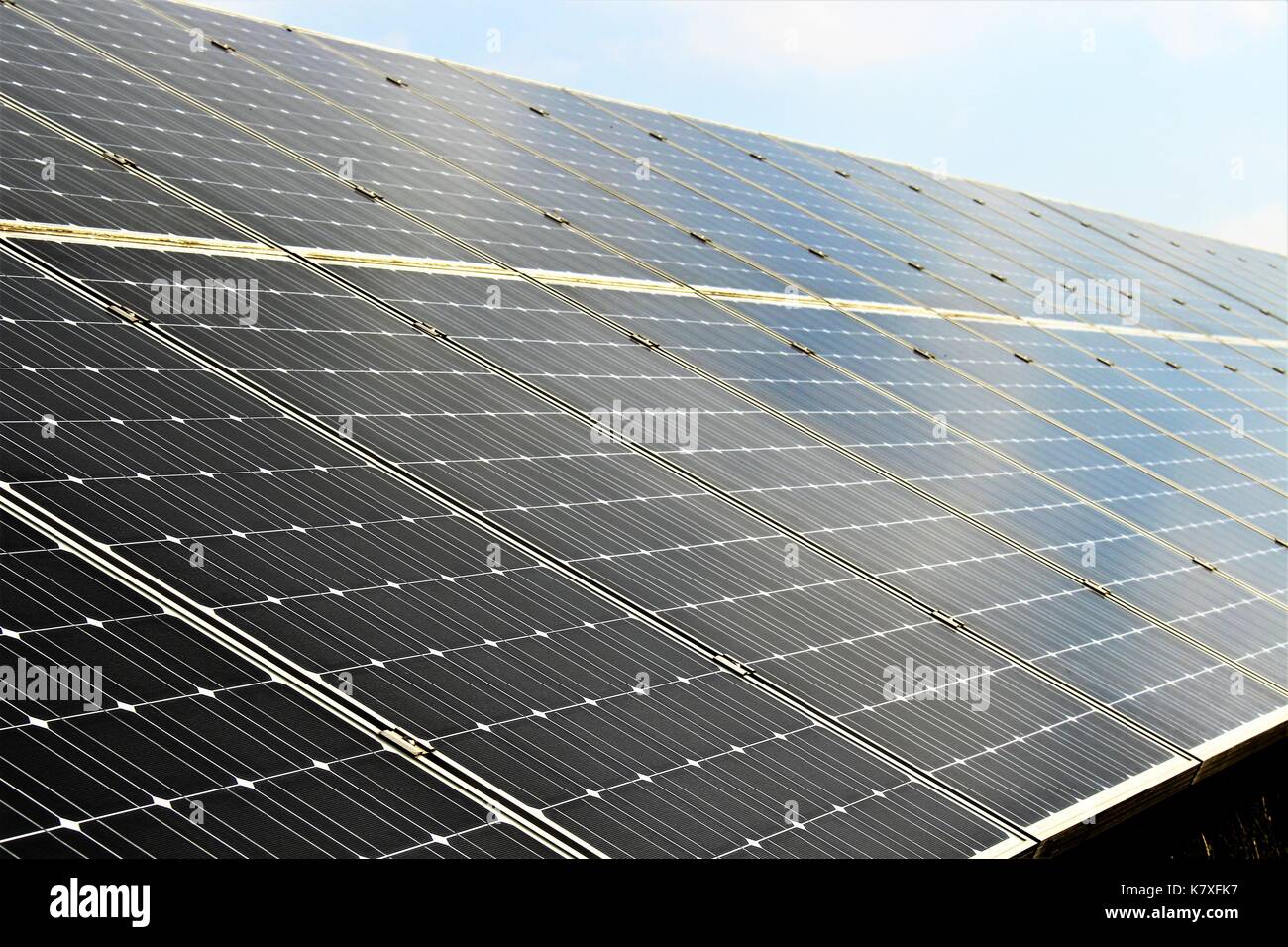 An Image of solar cells - photovoltaic, green energy Stock Photo - Alamy