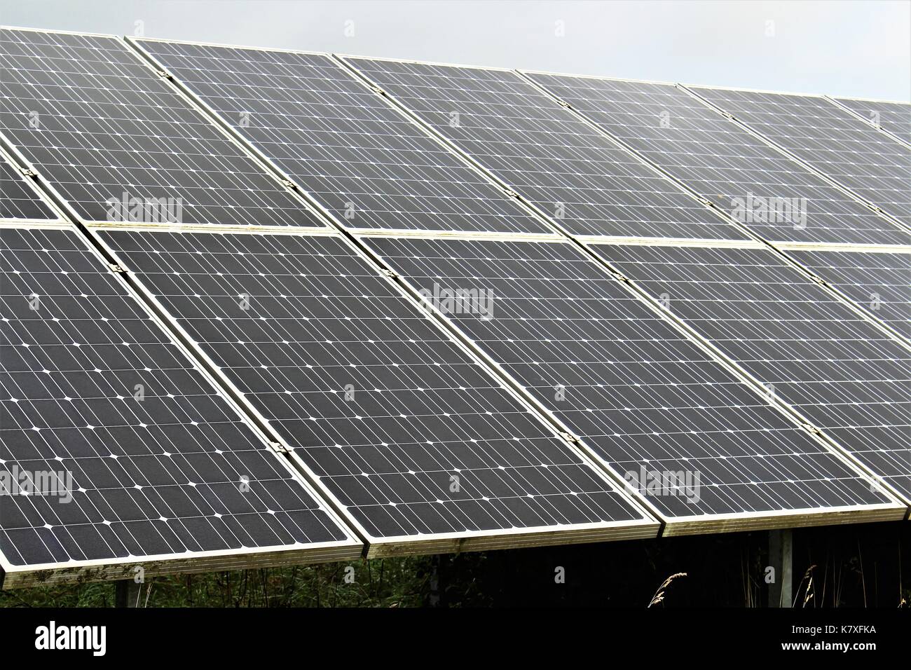 An Image of solar cells - photovoltaic, green energy Stock Photo - Alamy
