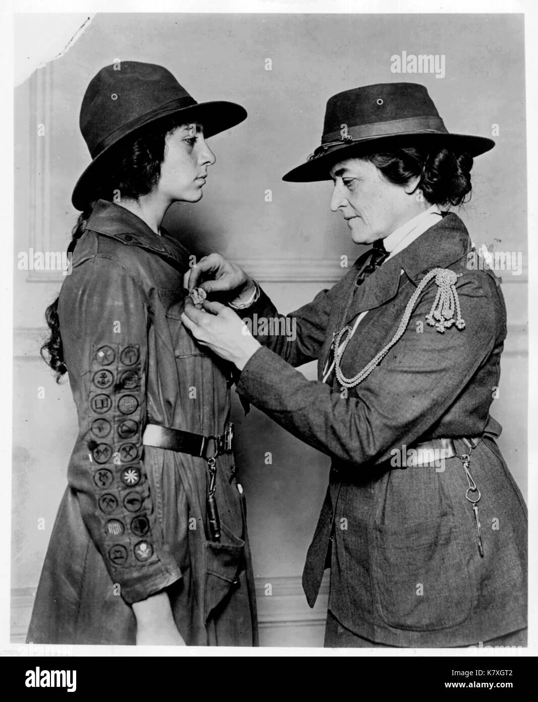 Badge pinning ceremony hi-res stock photography and images - Alamy