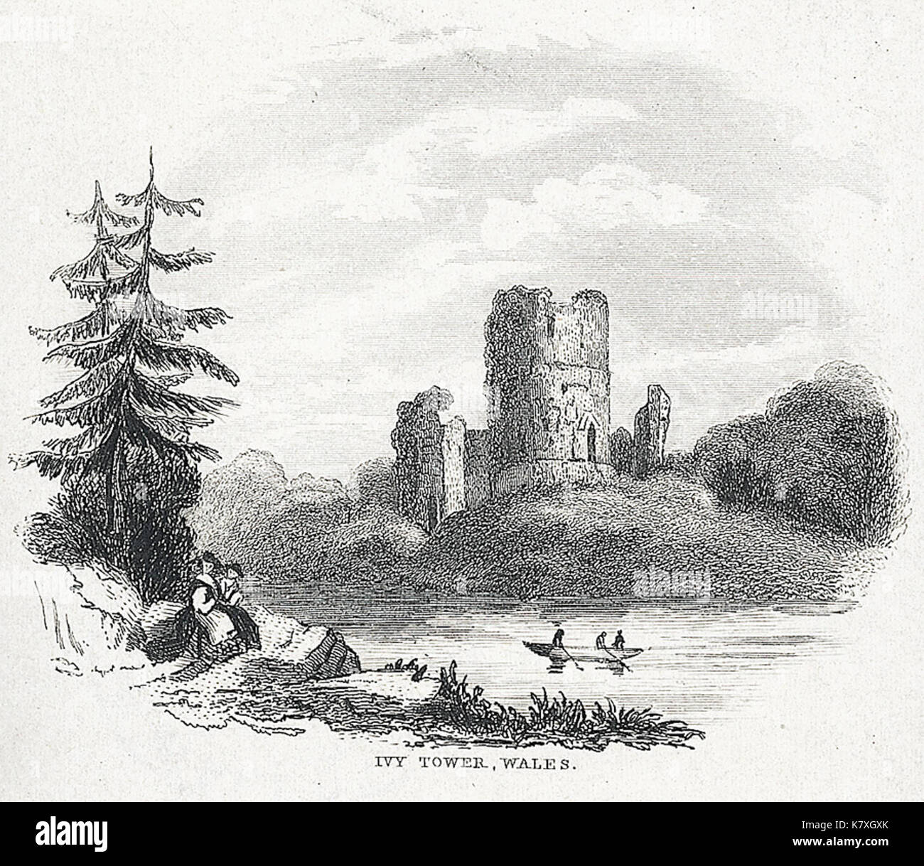 Ivy Tower is a historical structure located in Wales, known for its ...