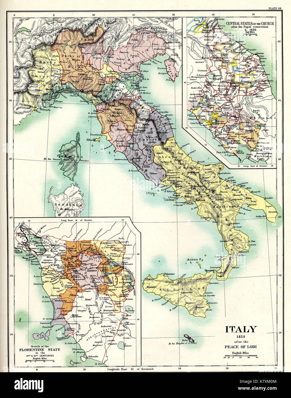 Map italy lodi hi-res stock photography and images - Alamy