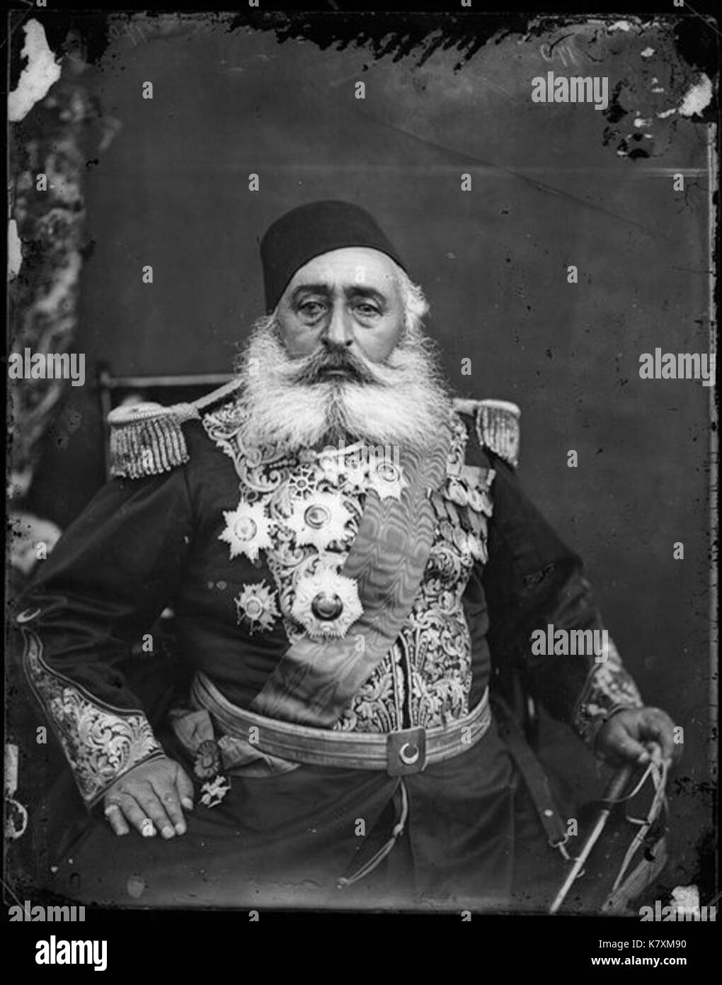 Ismail Pascha 1875 Stock Photo - Alamy