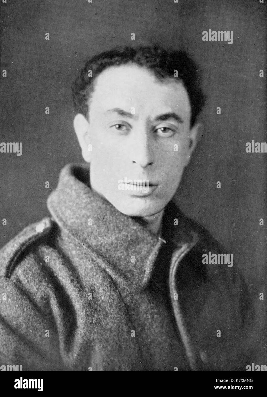 Isaac Rosenberg (Poems by Isaac Rosenberg, 1922, p. 8 Stock Photo - Alamy