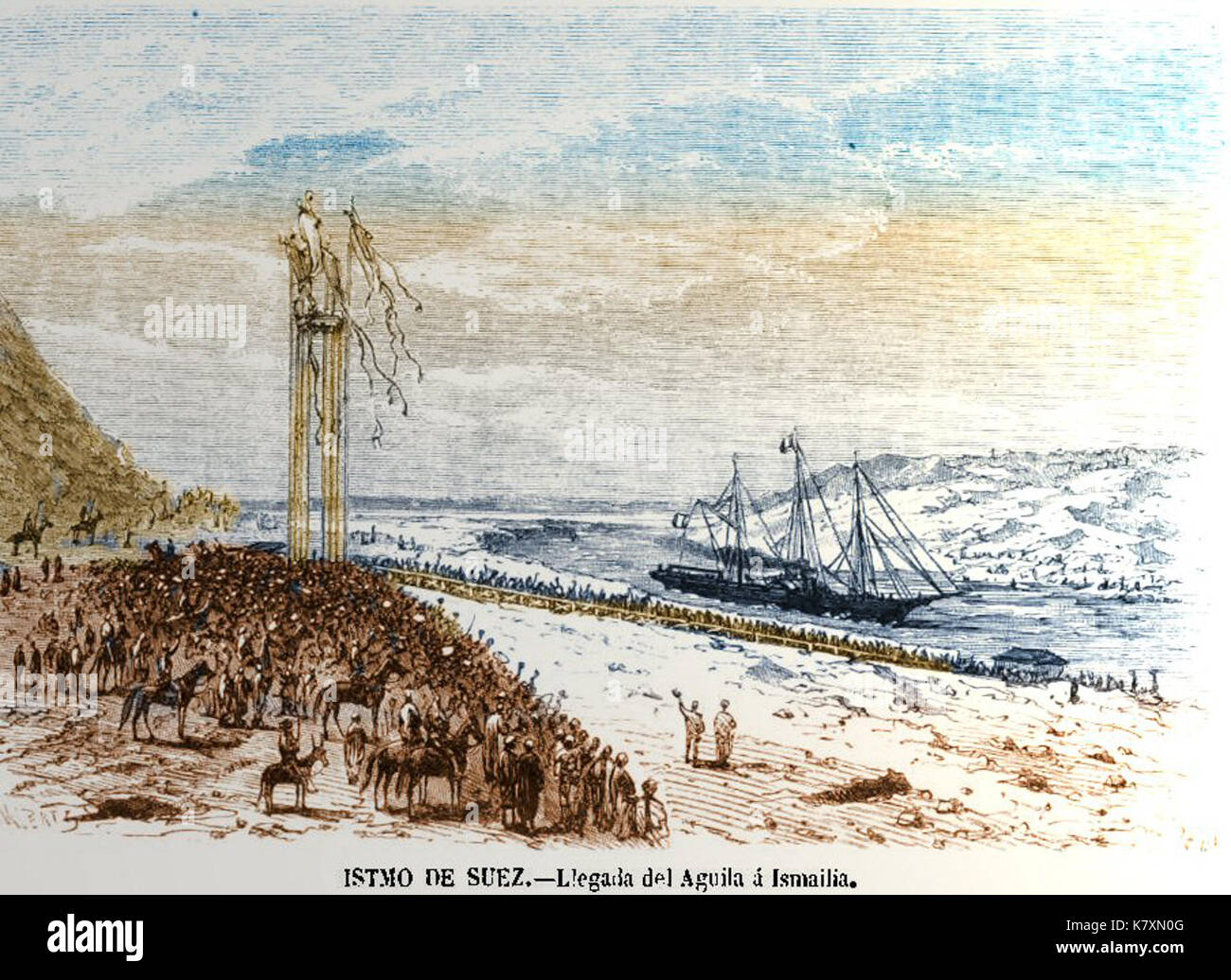 Suez canal navigation route hi-res stock photography and images - Alamy