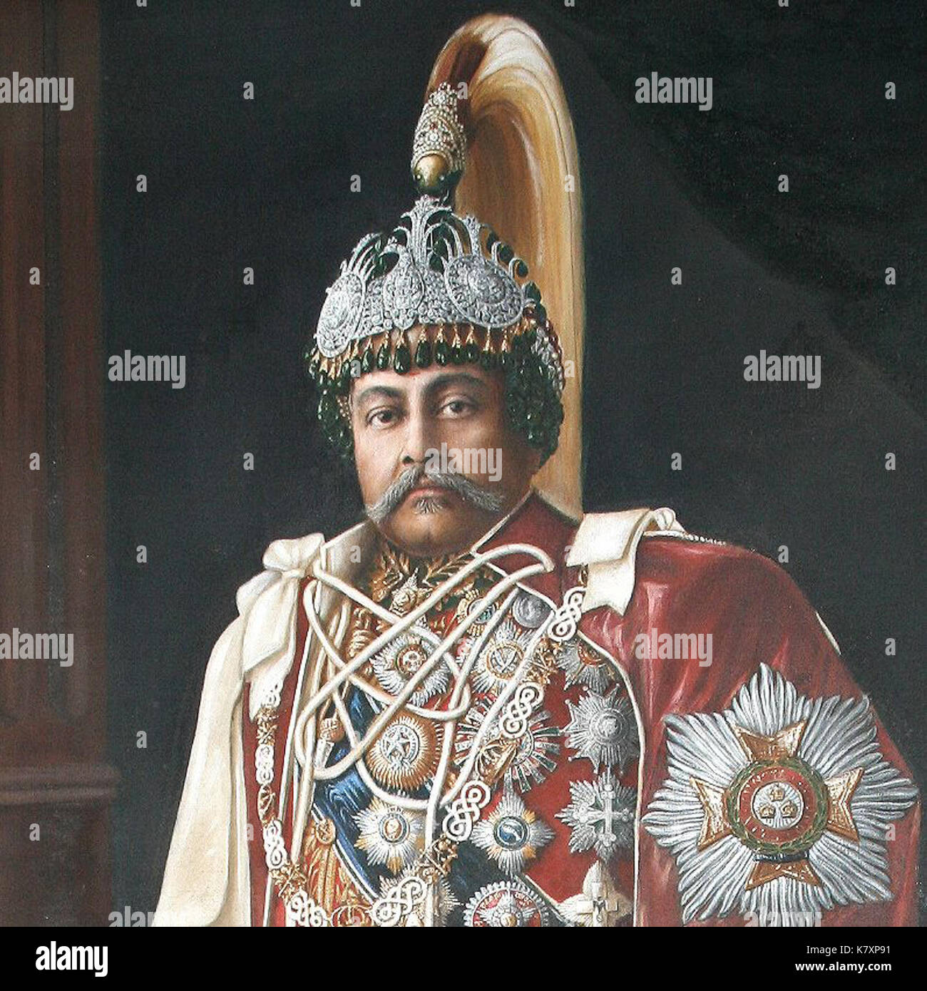 Juddha Shamsher Jang Bahadur Rana Stock Photo - Alamy