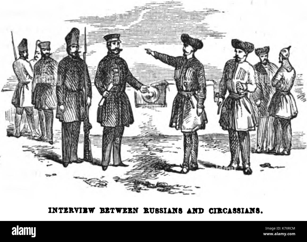 Interview between Russians and Circassians. Edmund Spencer. Turkey ...