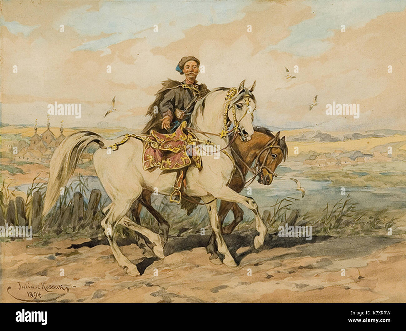 Cossack portraiture hi-res stock photography and images - Alamy