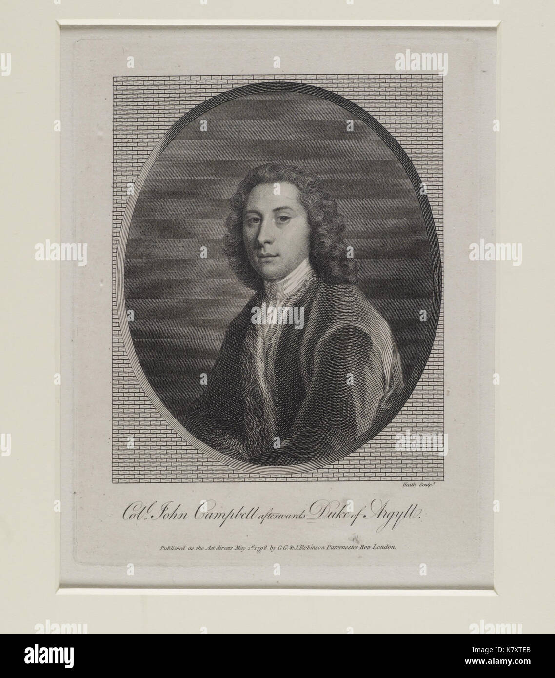 Jacobite broadside Col. John Campbell afterwards Duke of Argyll Stock ...