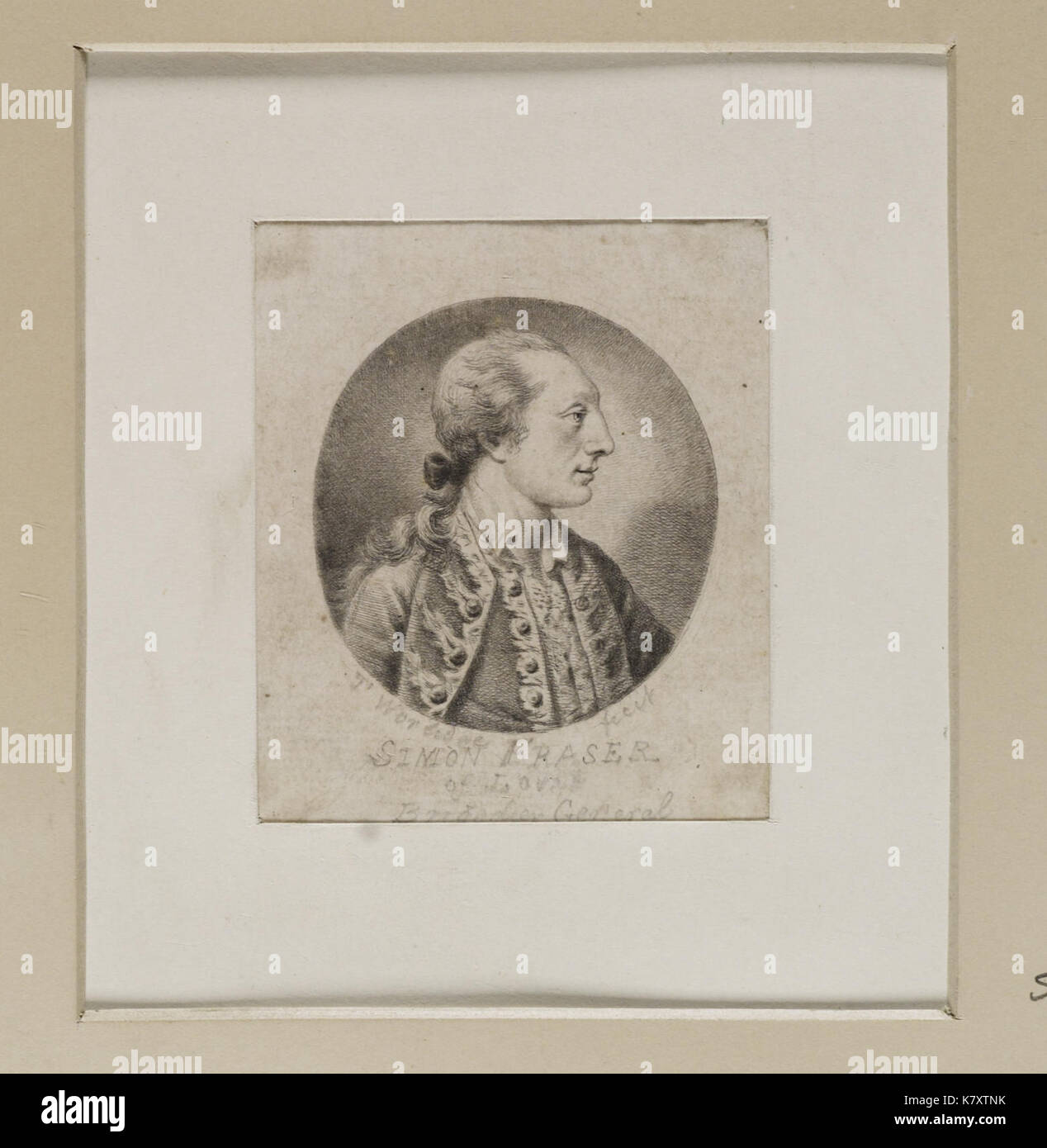 Jacobite broadside Colonel Archibald Campbell Fraser (1736 1815 Stock ...