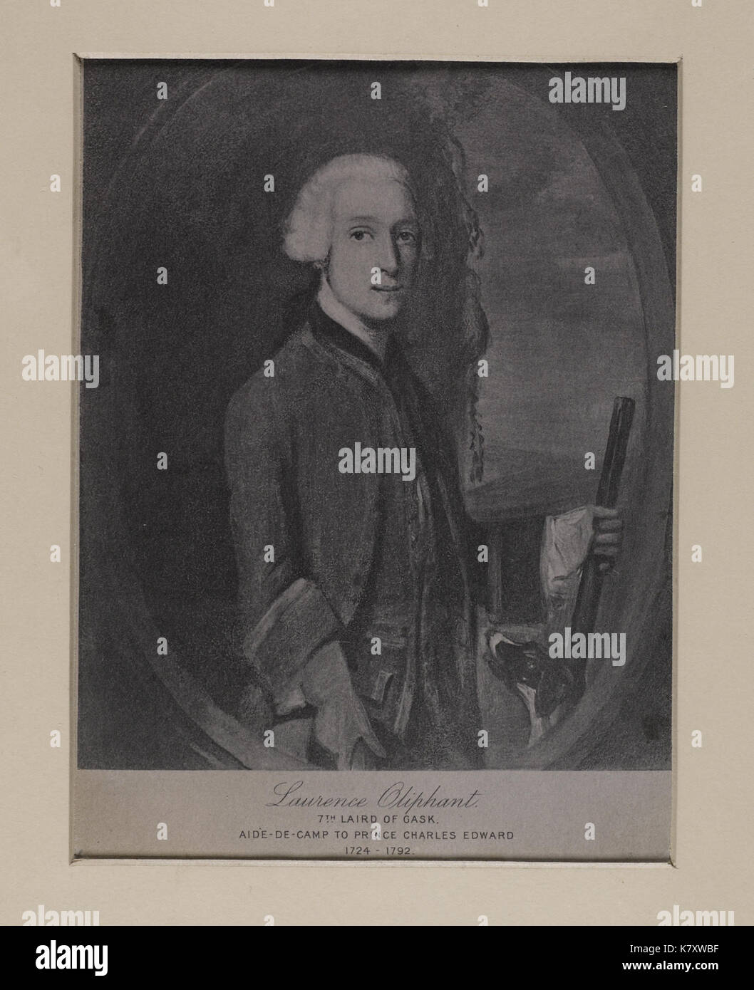 Jacobite broadside Laurence Oliphant 7th Laird of Gask. Aide de Camp to ...