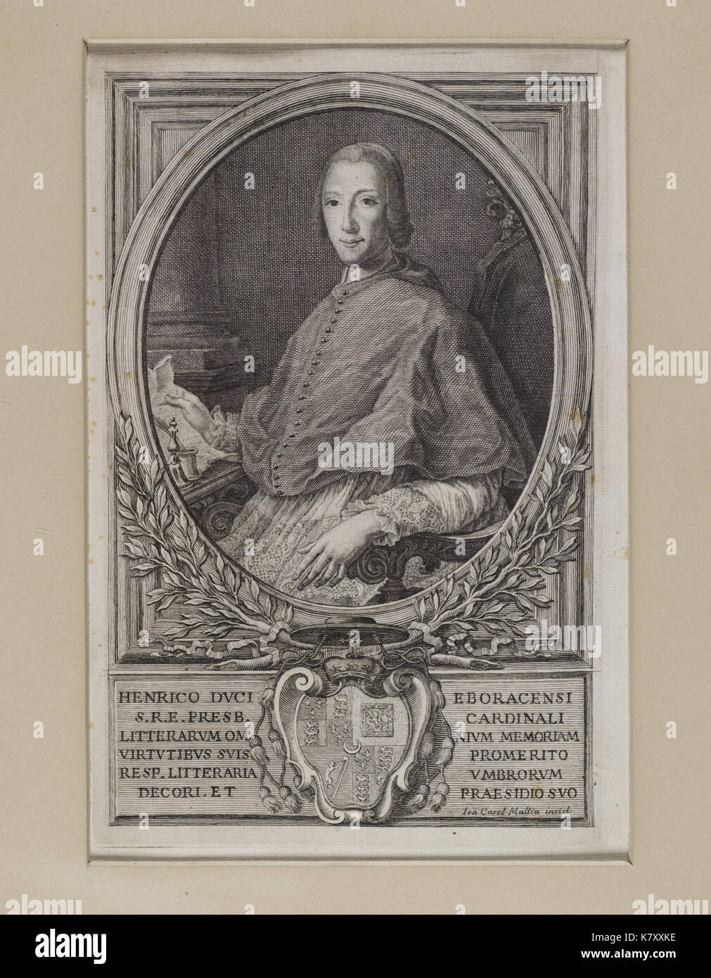 Jacobite broadside Prince Henry Benedict Clement Stuart Stock Photo - Alamy