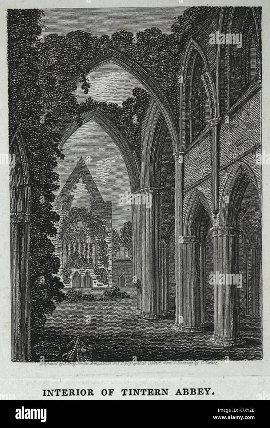 Tintern abbey painting hi-res stock photography and images - Alamy