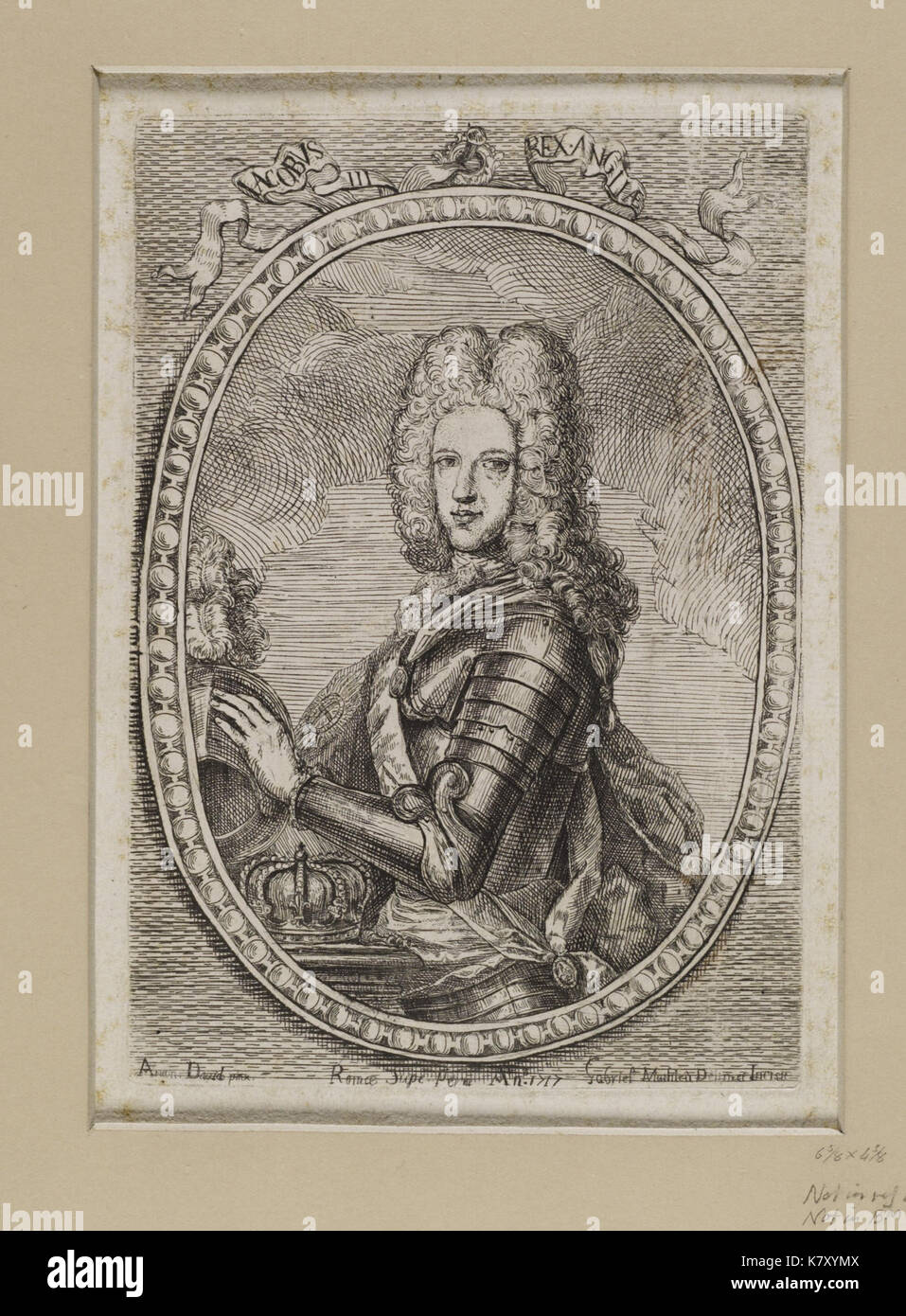 Jacobite broadside Jacobus Rex Angliae Stock Photo - Alamy