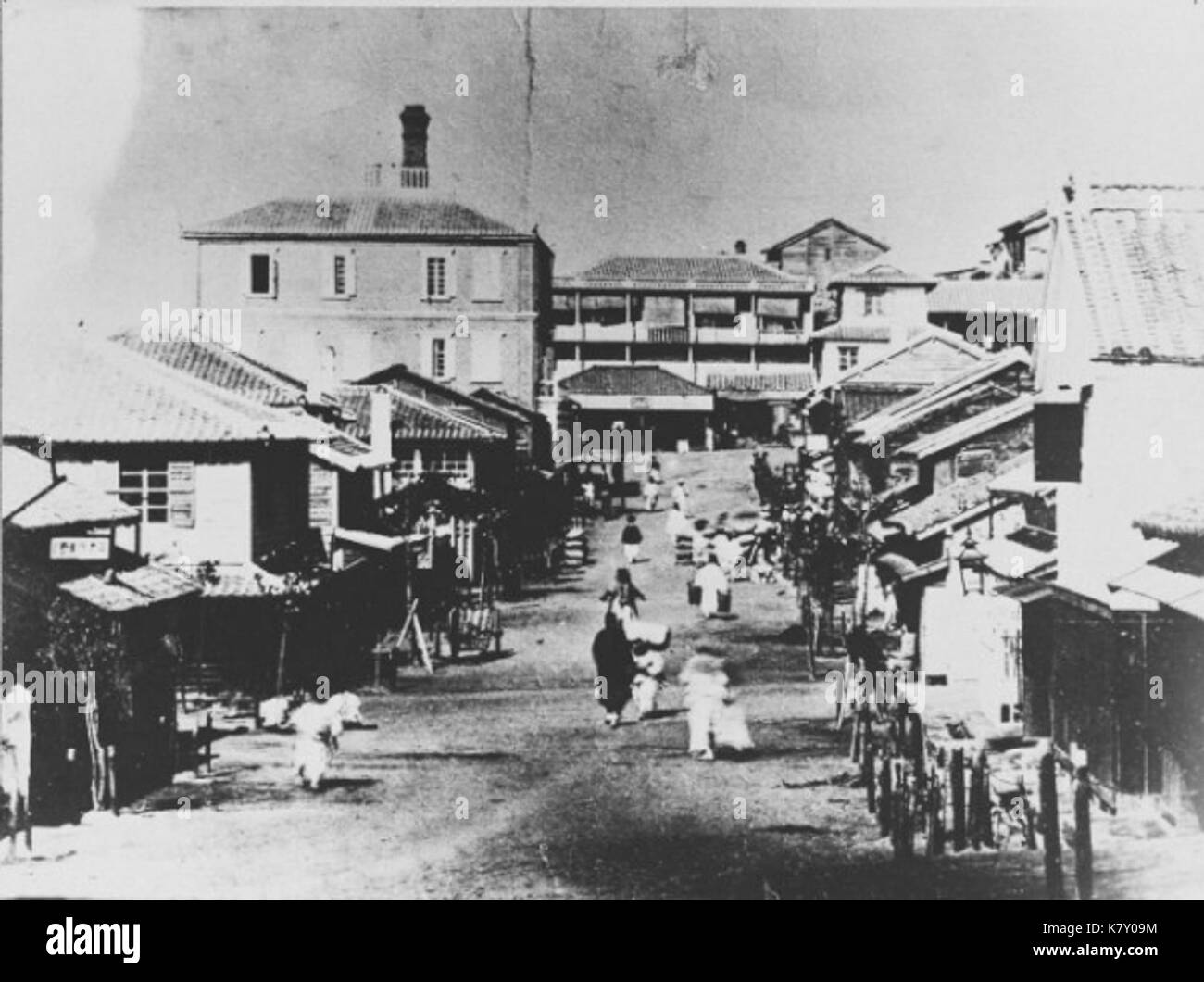 Japanese town at Incheon 1900s Stock Photo - Alamy