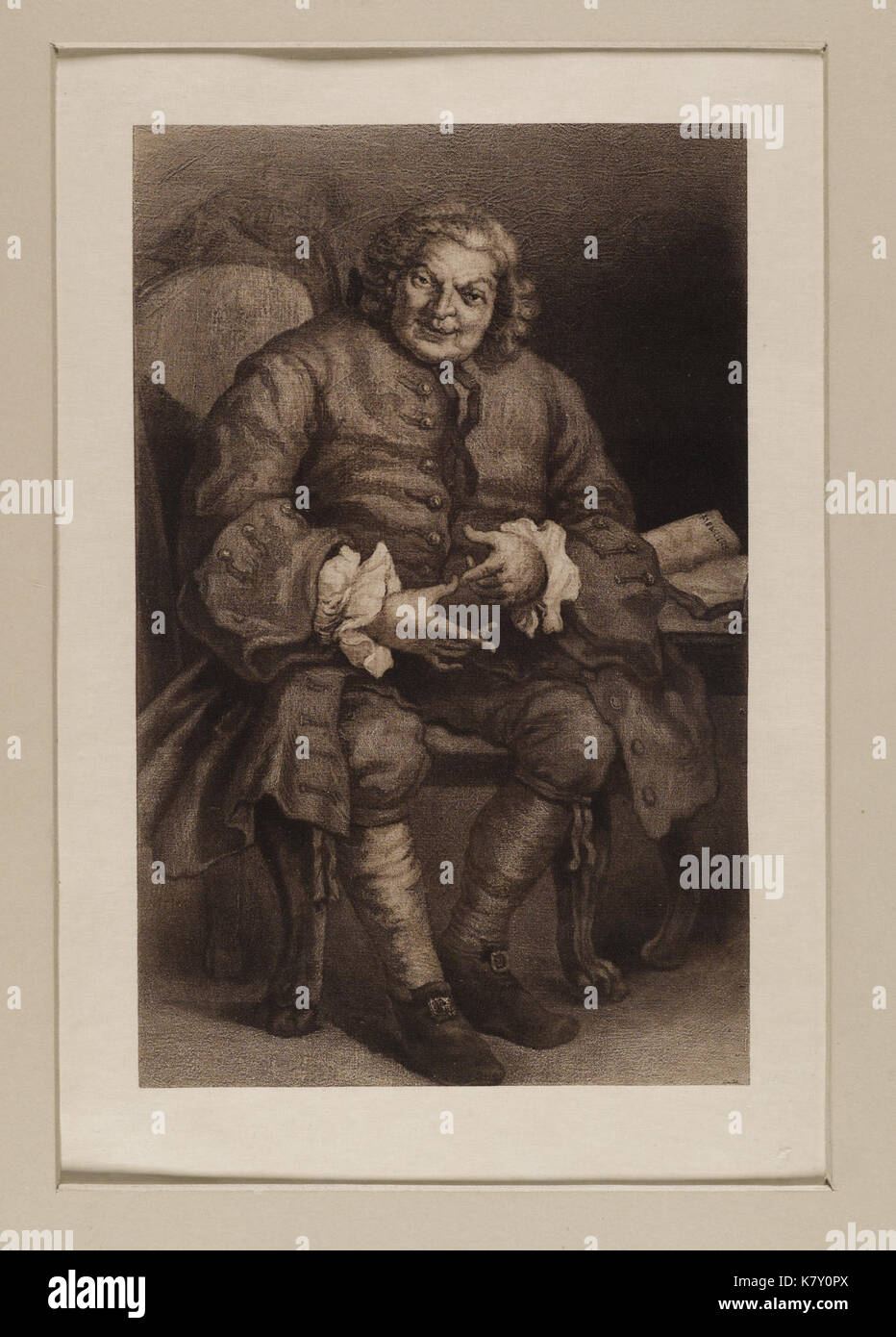 Jacobite broadside Engraving of Simon Fraser, Lord Lovat (c. 1667 1747 Stock Photo - Alamy
