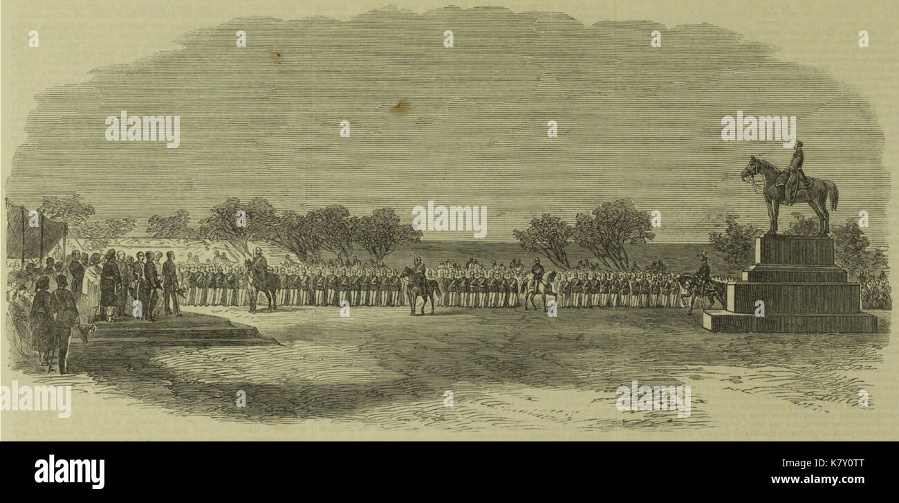 Inauguration of the statue of Sir Mark Cubbon Stock Photo - Alamy