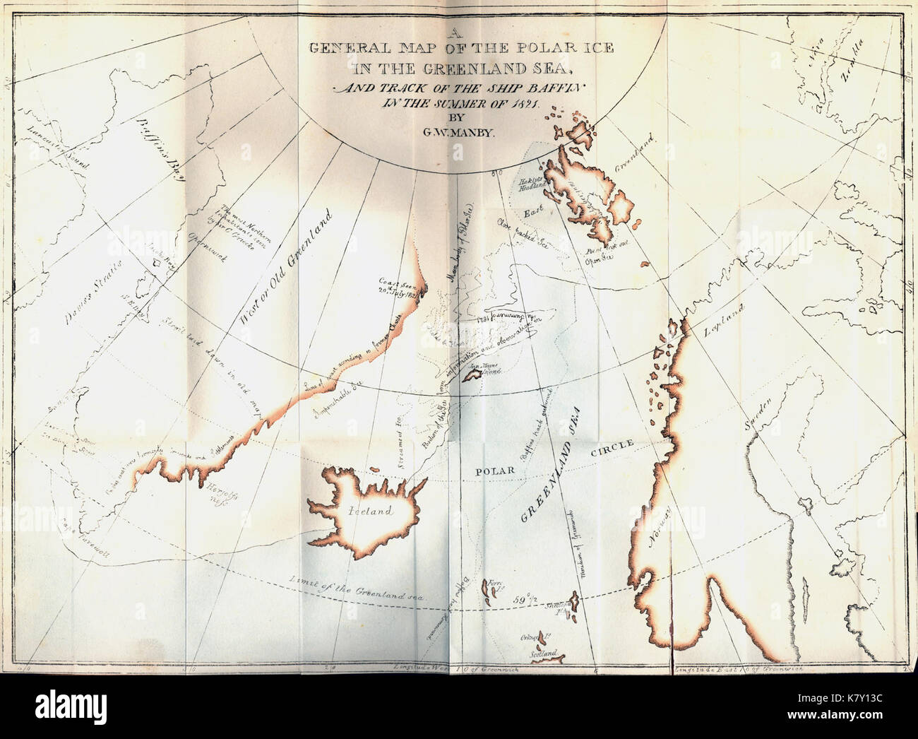 1821 map hi-res stock photography and images - Alamy