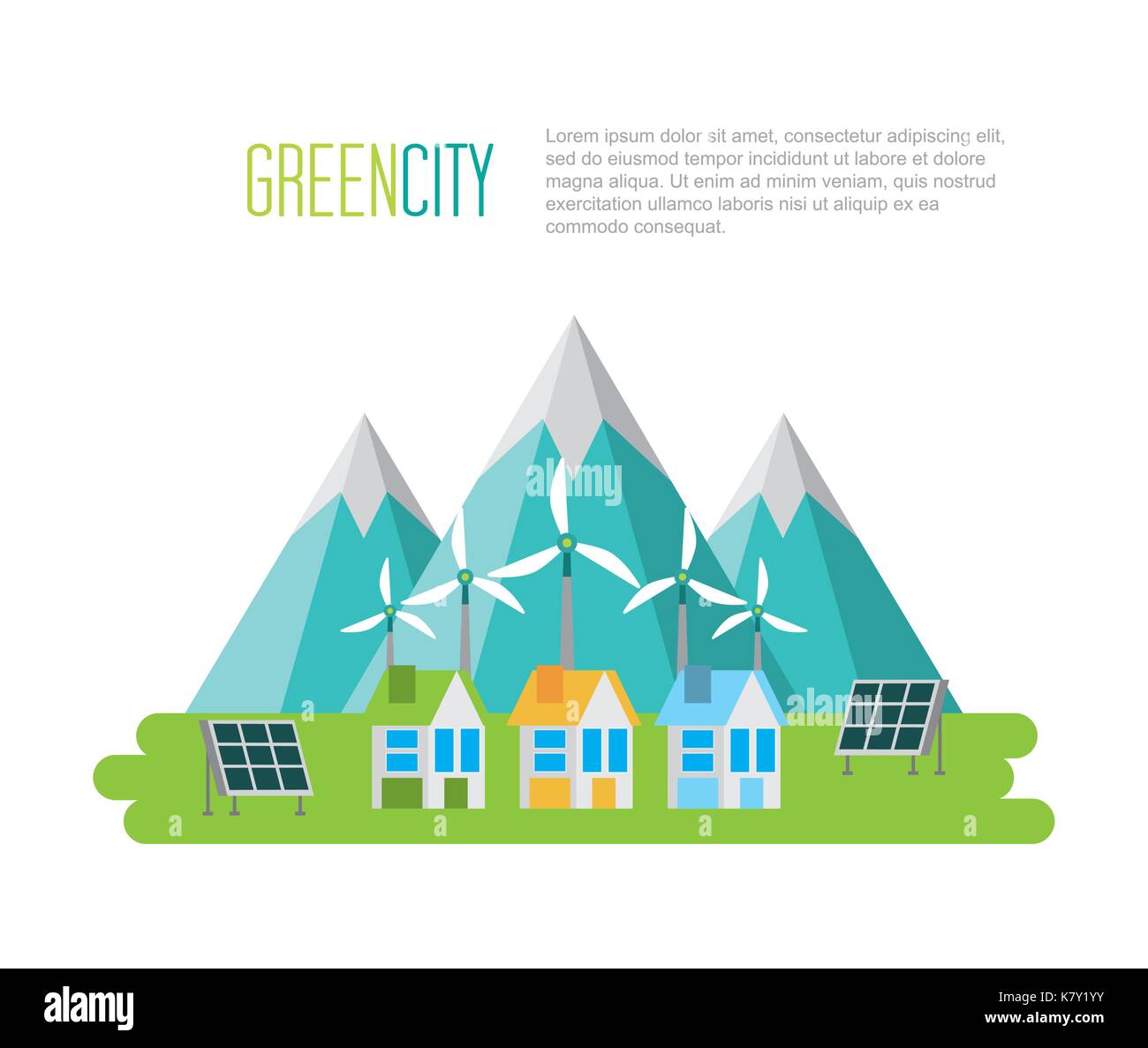 Urban development and water Stock Vector Images - Alamy