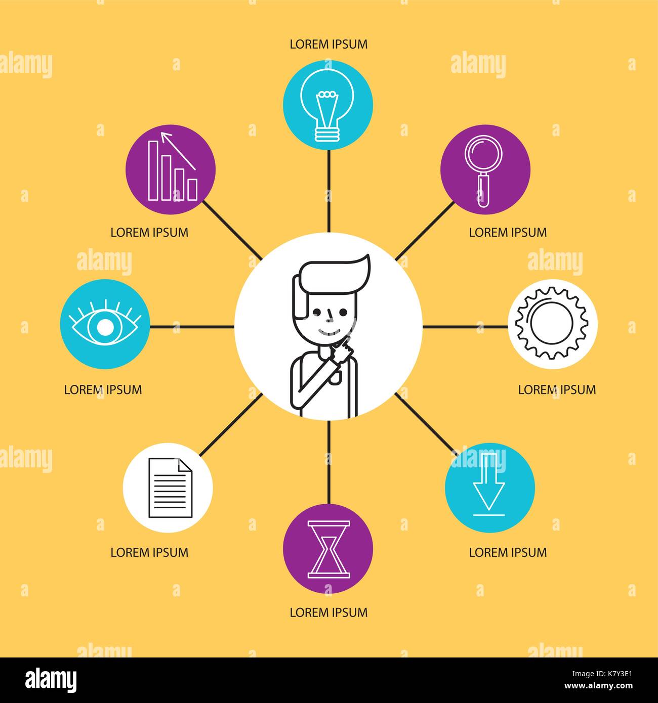 3d business man for red question mark Stock Vector Images - Alamy