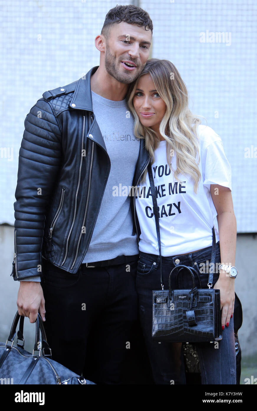 Jake Quickenden and Danielle Fogarty outside ITV Studios Featuring ...