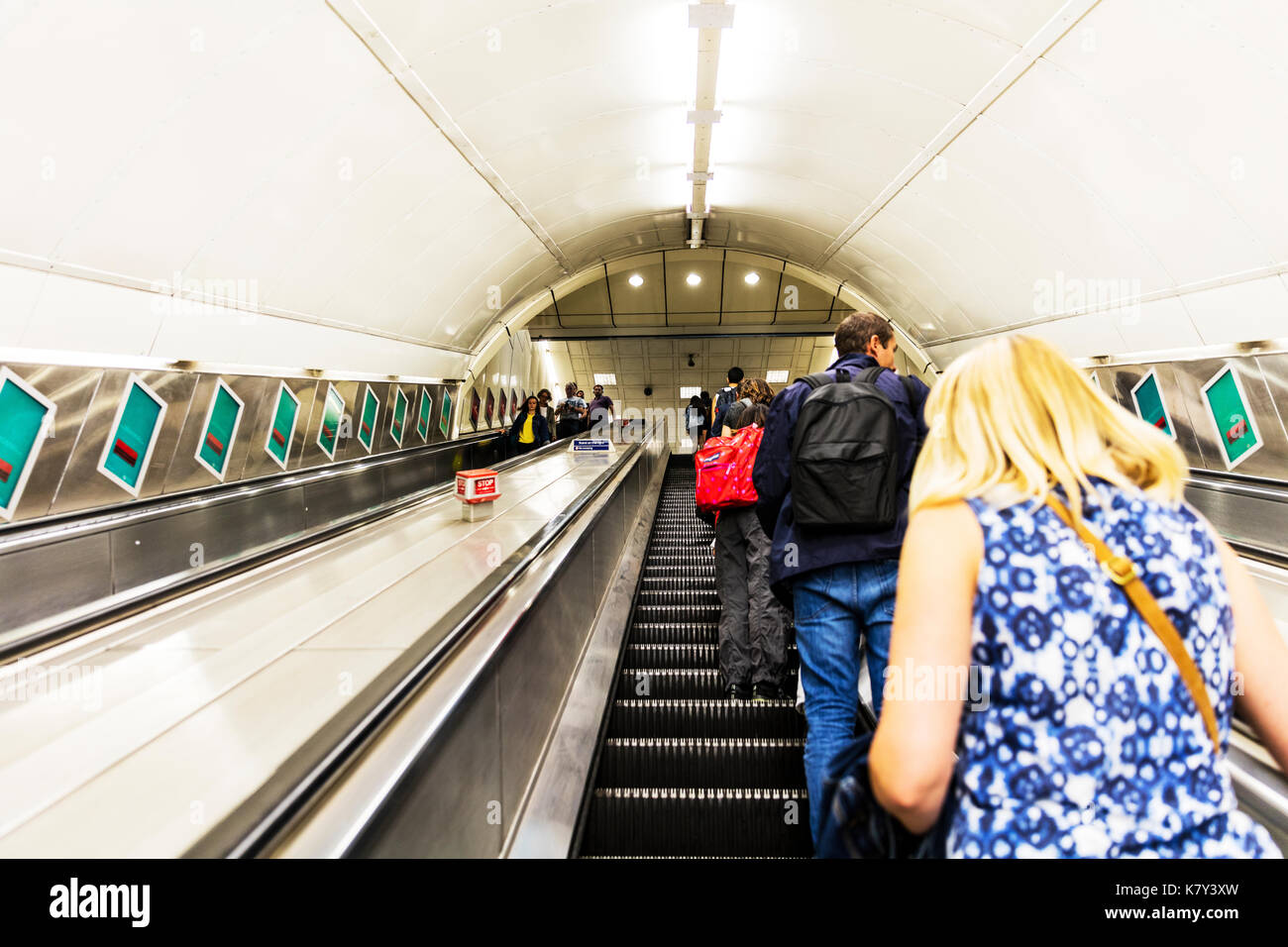 London underground escalator, underground escalator, using underground ...