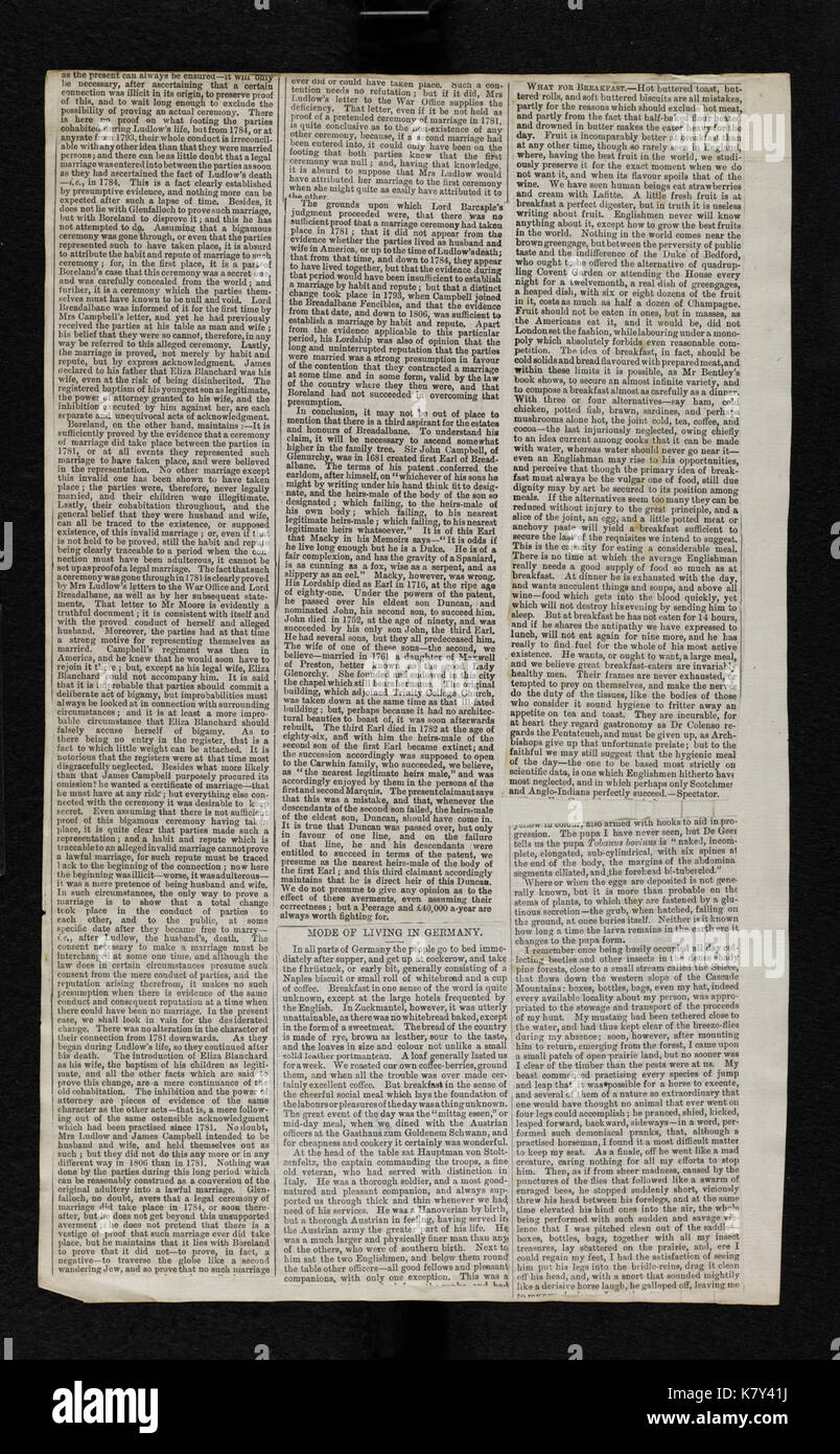 Jacobite broadside Newspaper cuttings 02 Stock Photo - Alamy