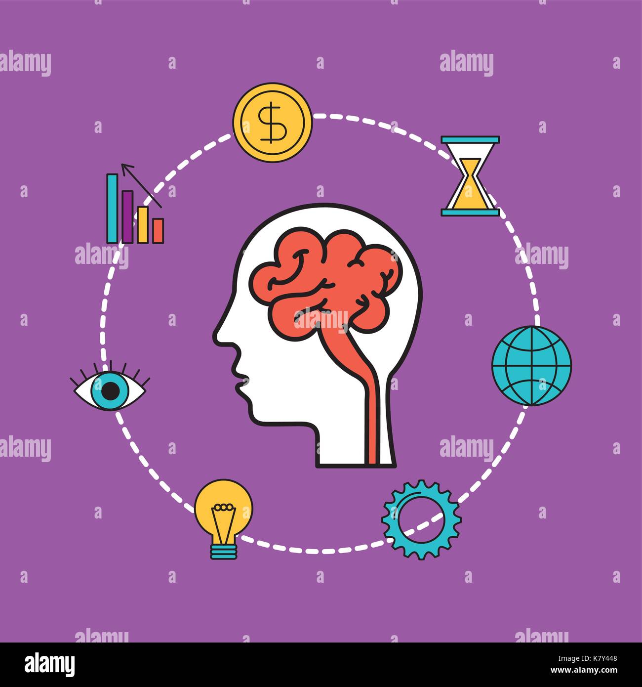 human head brain creative idea inspiration Stock Vector Image & Art - Alamy