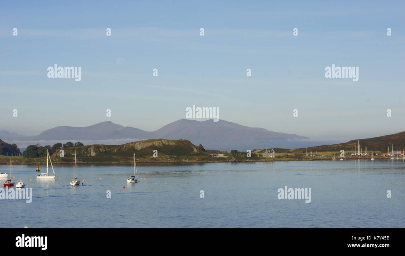 Scotland, Oban, Mull,Tobermory, Ferry, Cal Mac, Clan Maclean, Coloured ...