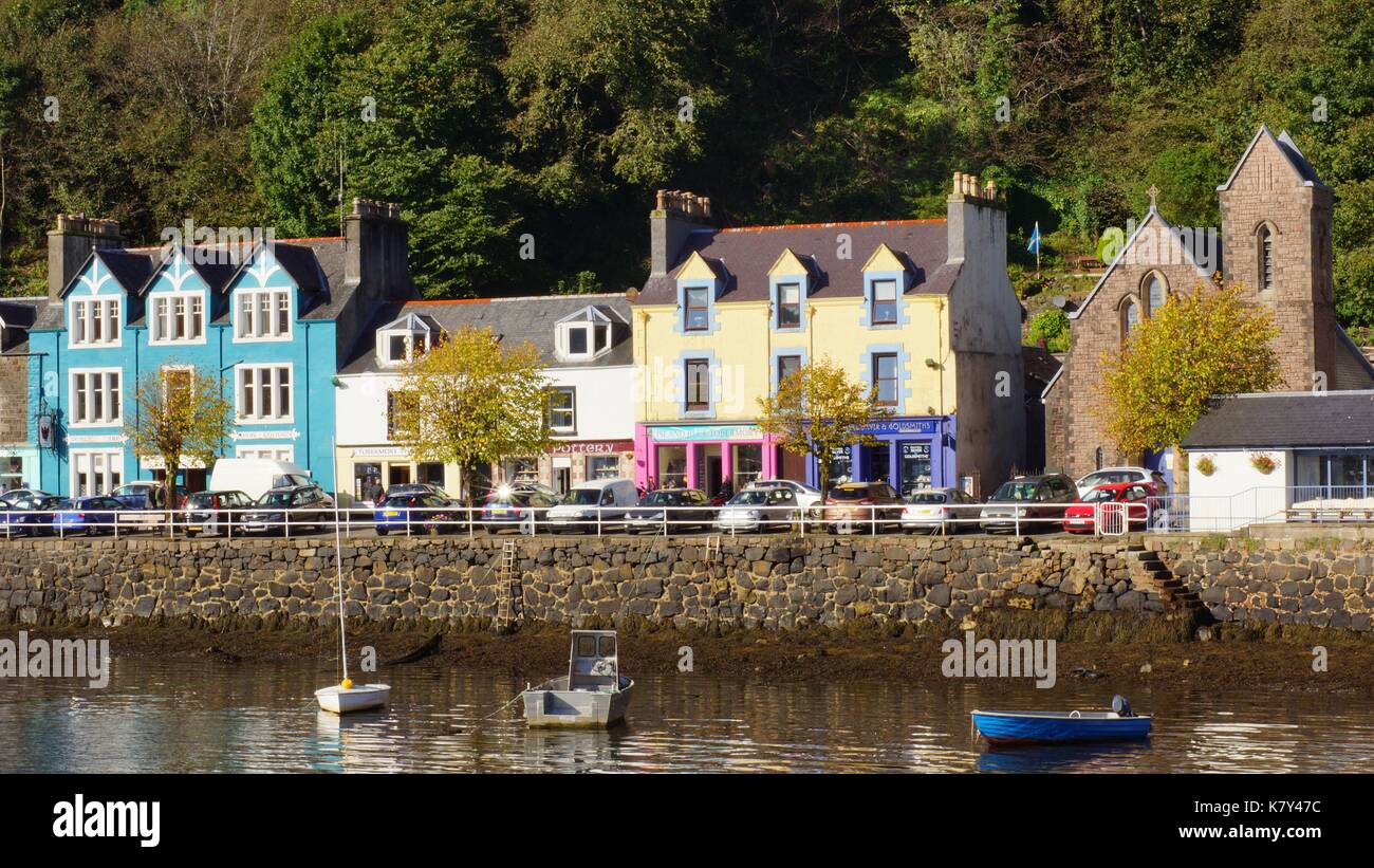 Scotland, Oban, Mull,Tobermory, Ferry, Cal Mac, Clan Maclean, Coloured ...