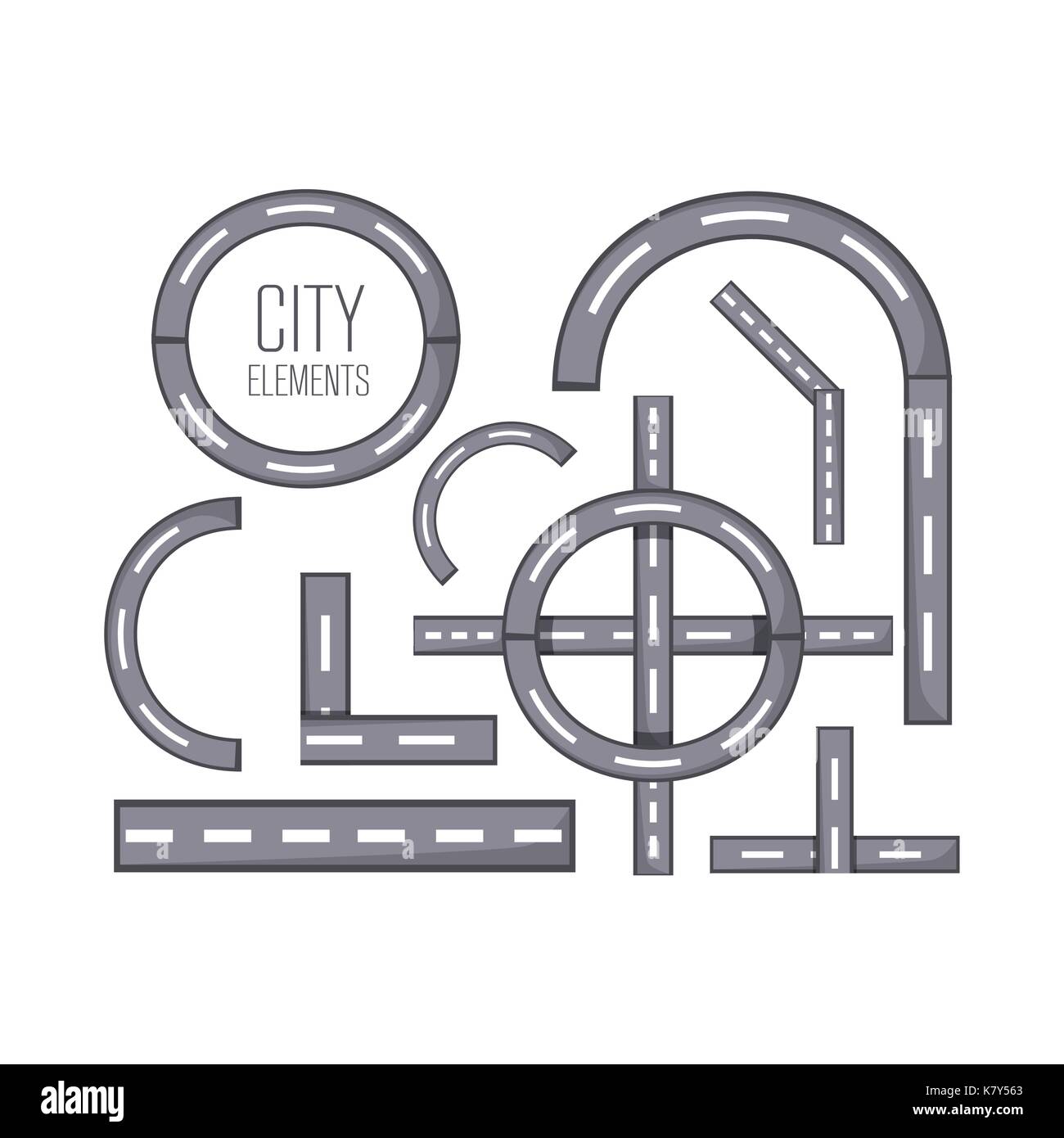 City elements design Stock Vector Image & Art - Alamy