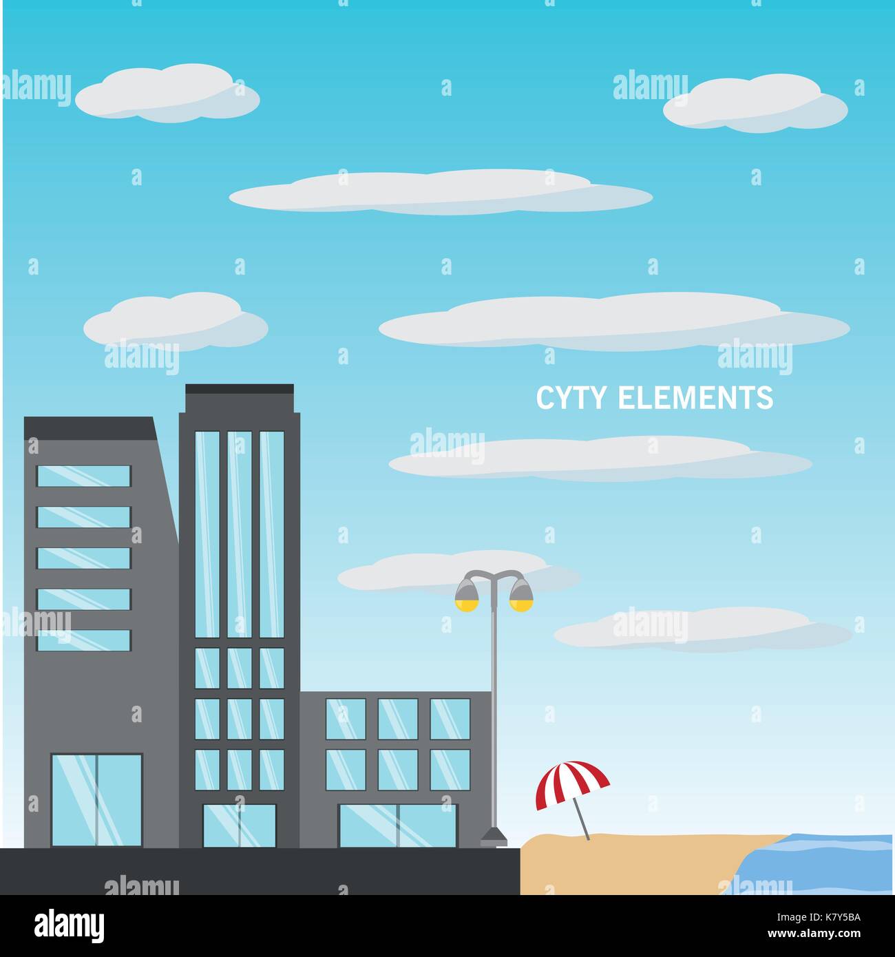 City elements design Stock Vector Image & Art - Alamy