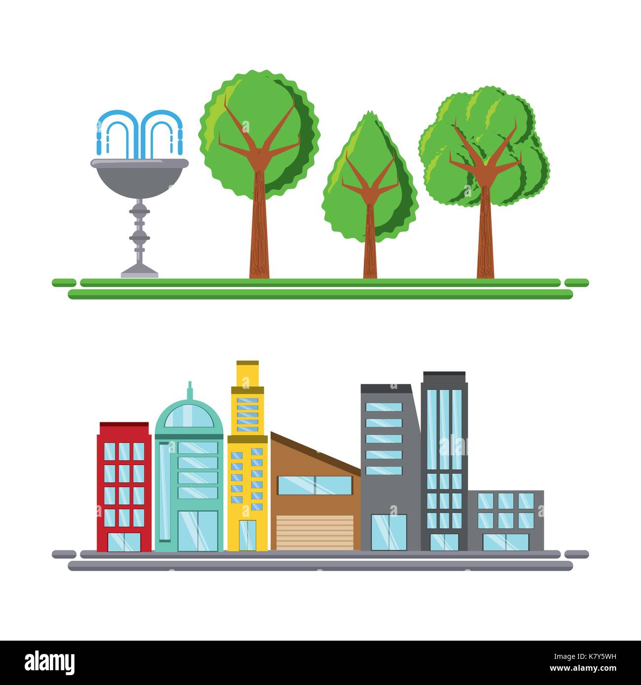 City elements design Stock Vector Image & Art - Alamy