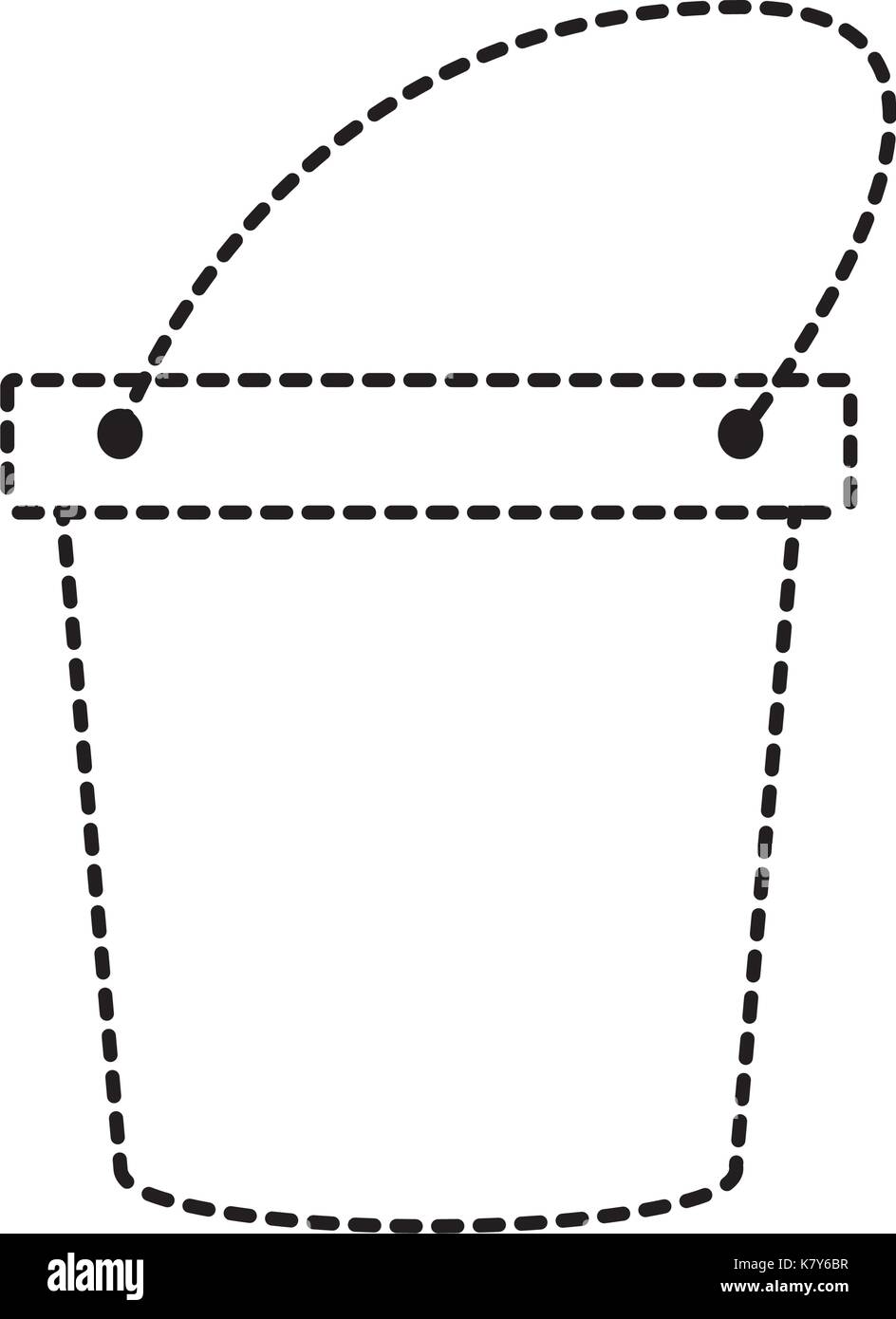 Plastic food container beach Stock Vector Images - Alamy