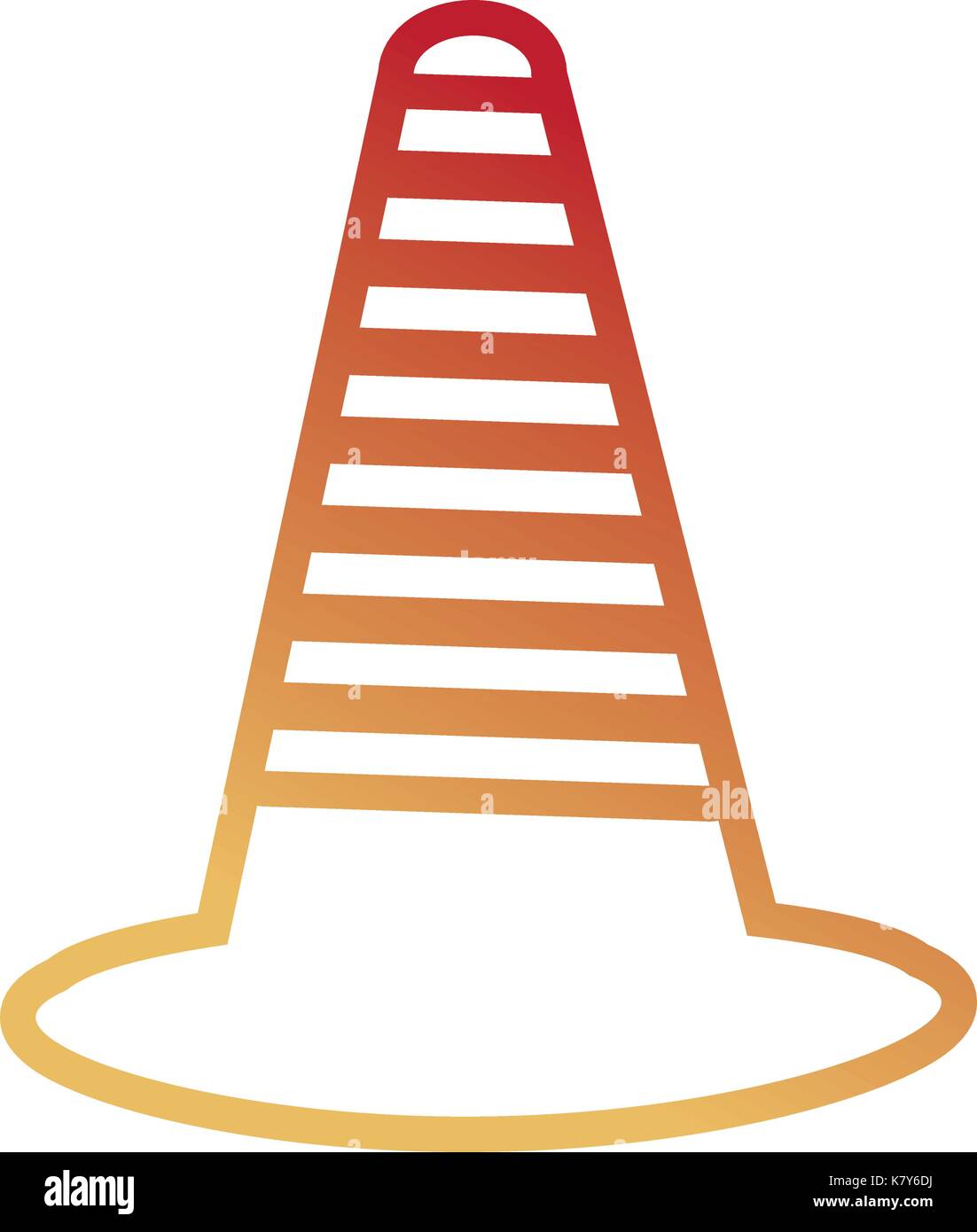 trafic cone vector illustration Stock Vector Image & Art - Alamy