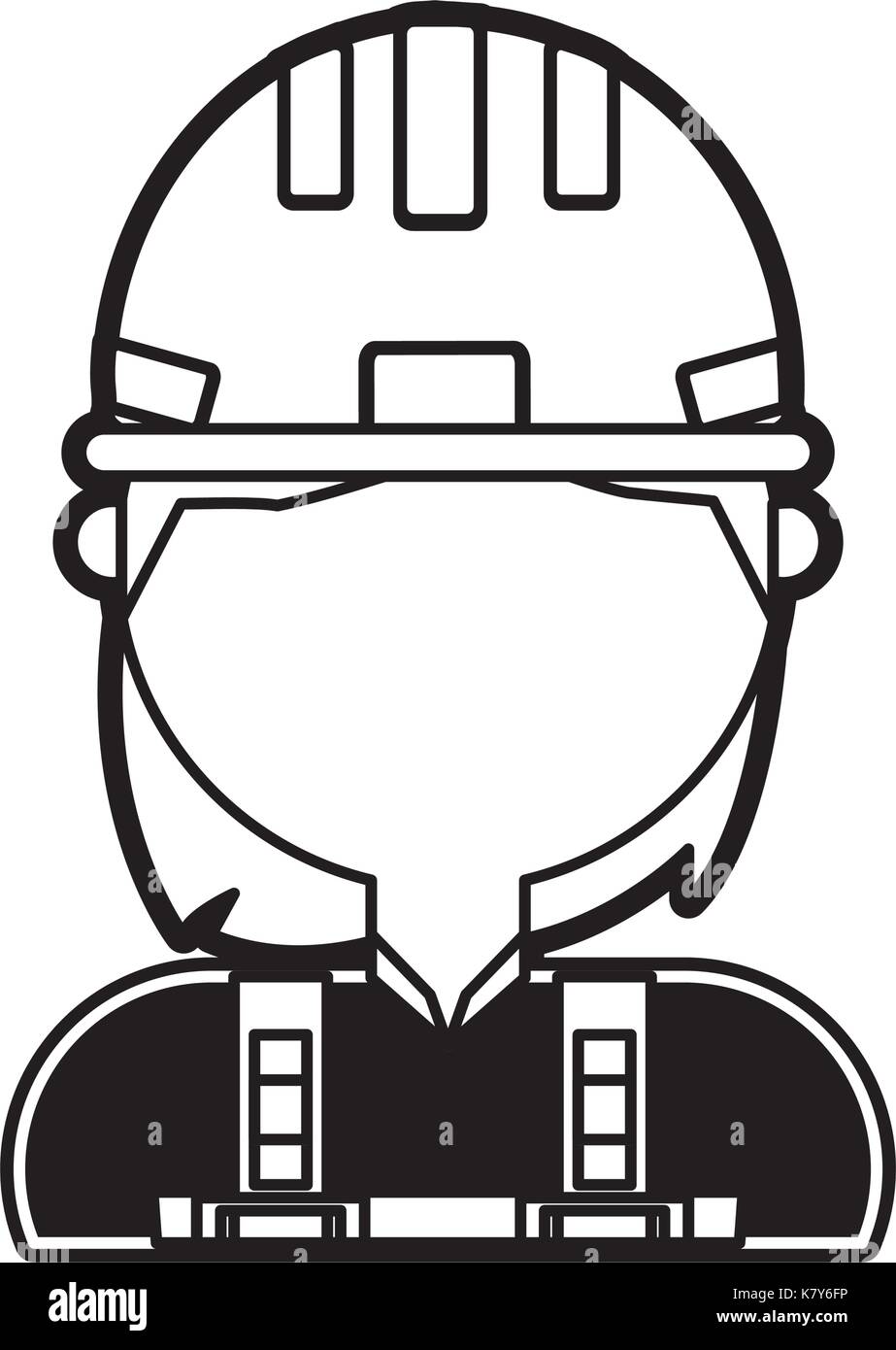 man construction worker vector illustration Stock Vector Image & Art ...