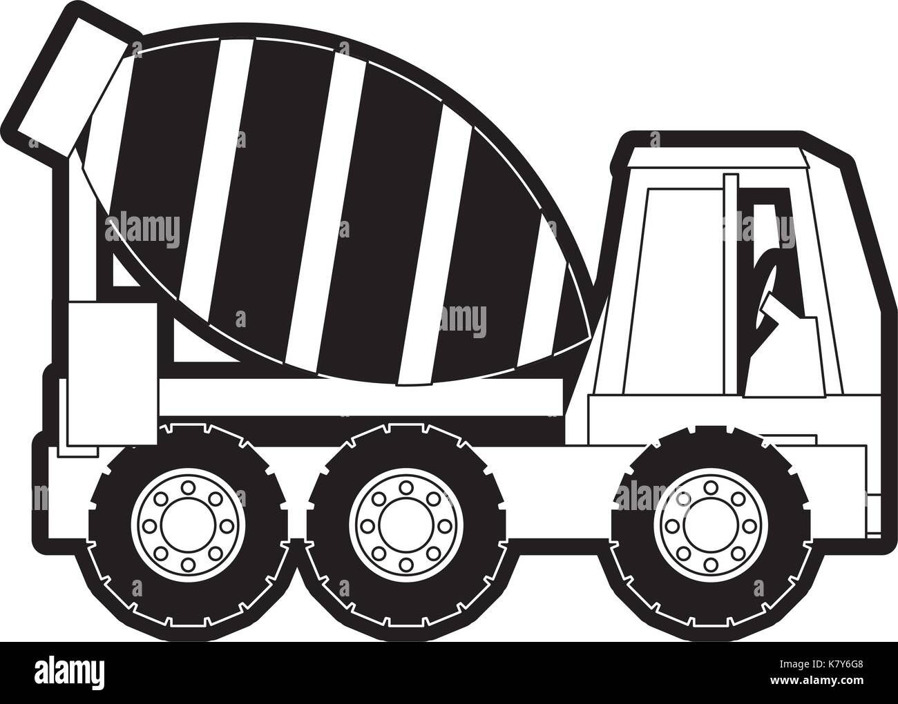 cement truck vector illustration Stock Vector Image & Art - Alamy