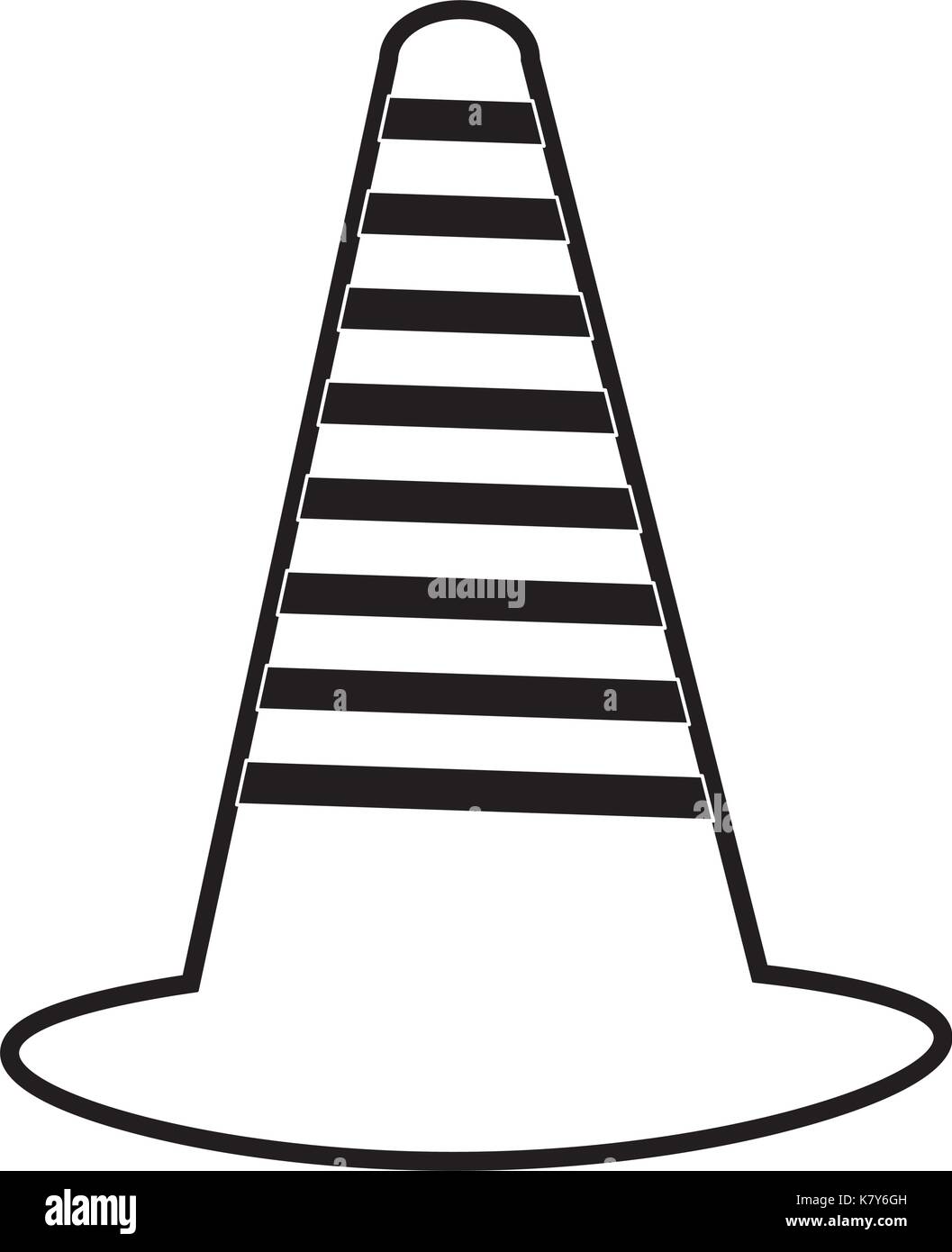 trafic cone vector illustration Stock Vector Image & Art - Alamy