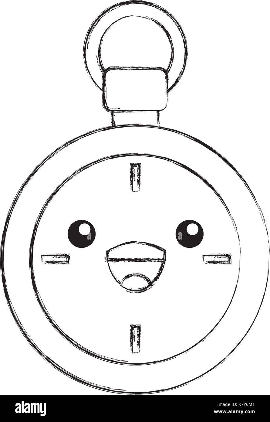 cartoon compass camping travel cartoon Stock Vector Image & Art - Alamy