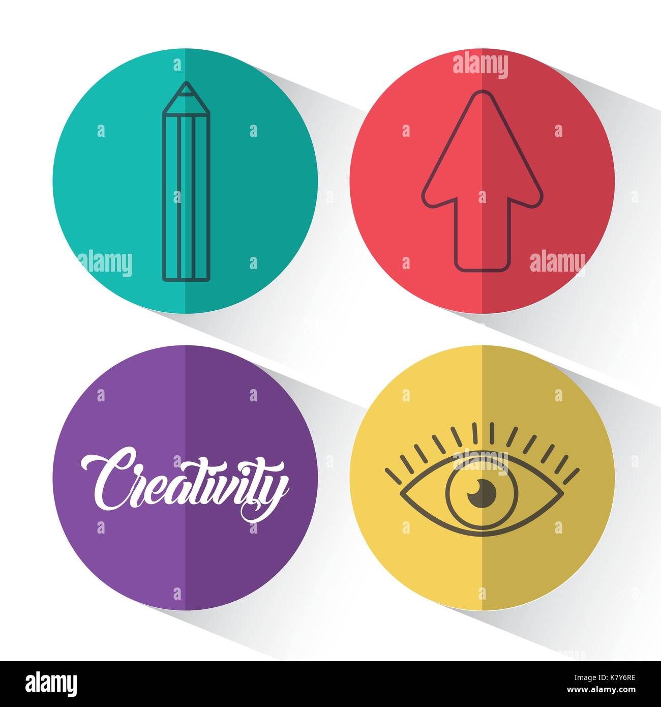 creativity process design Stock Vector Image & Art - Alamy