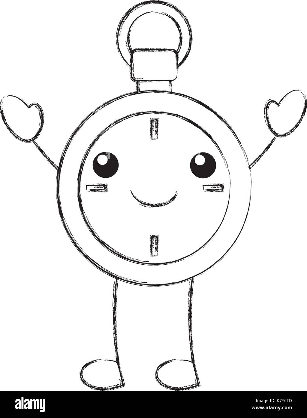 cartoon compass camping travel cartoon Stock Vector Image & Art - Alamy