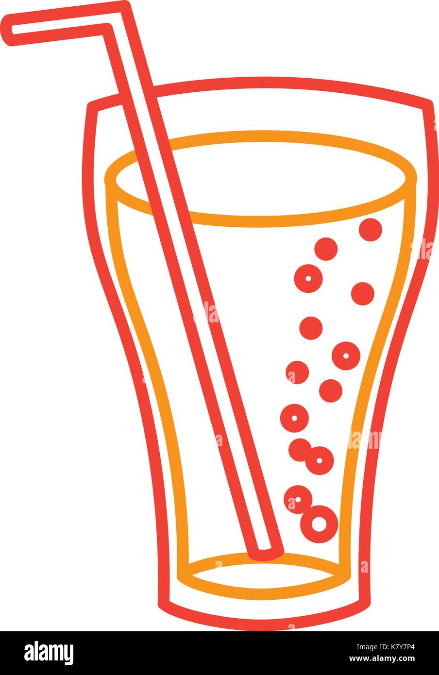 Refreshing fast food drink Stock Vector Images - Alamy