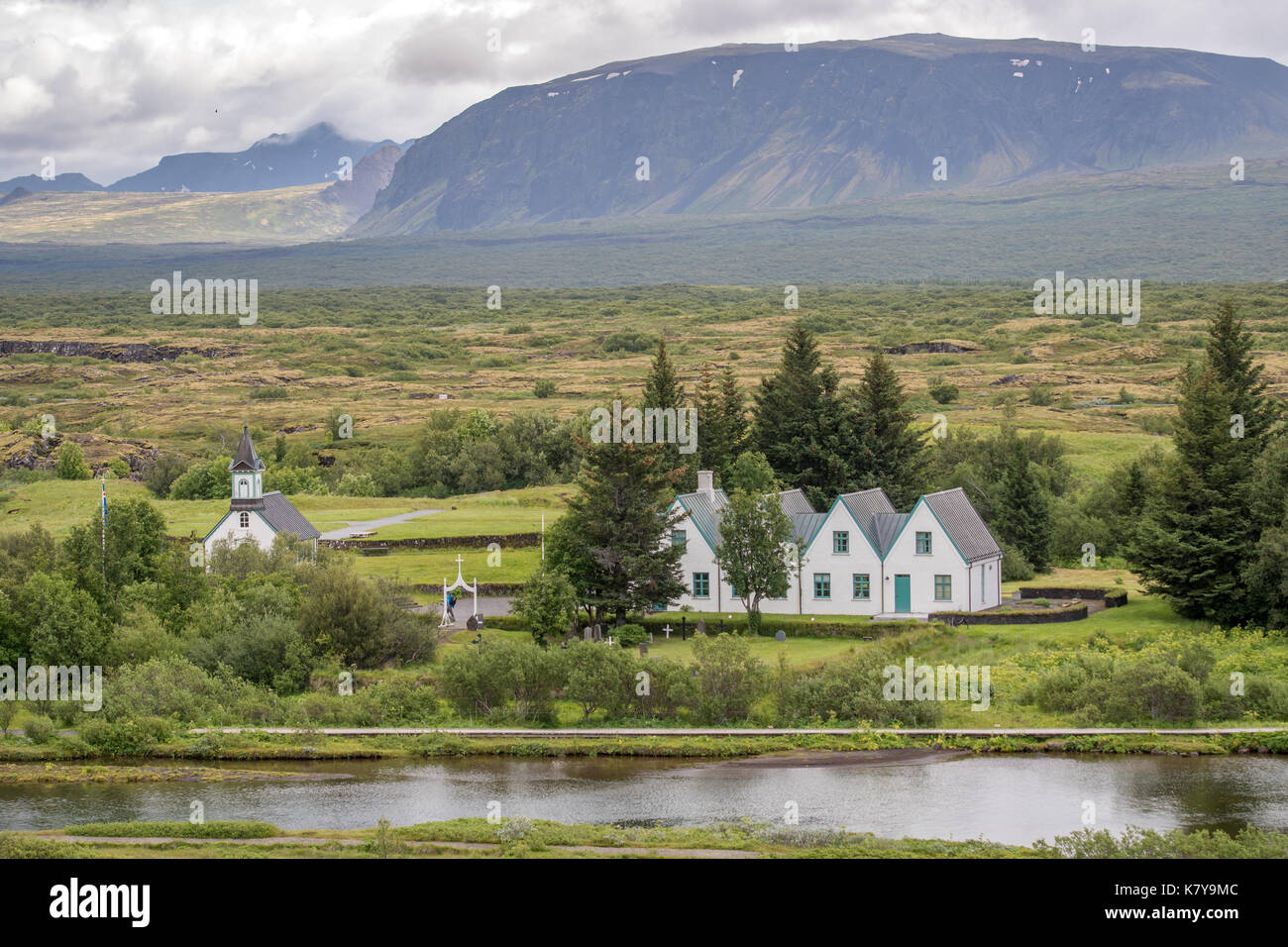 Iceland - Thingvellir, the rift valley that marks the crest of the Mid ...