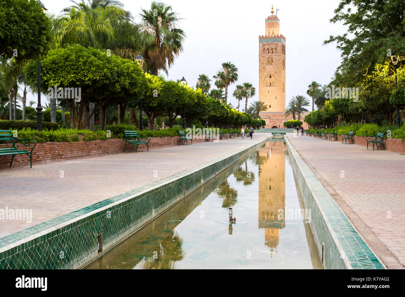 One of most popular landmarks of Morocco. Marrakech, Marrakech-Safi ...