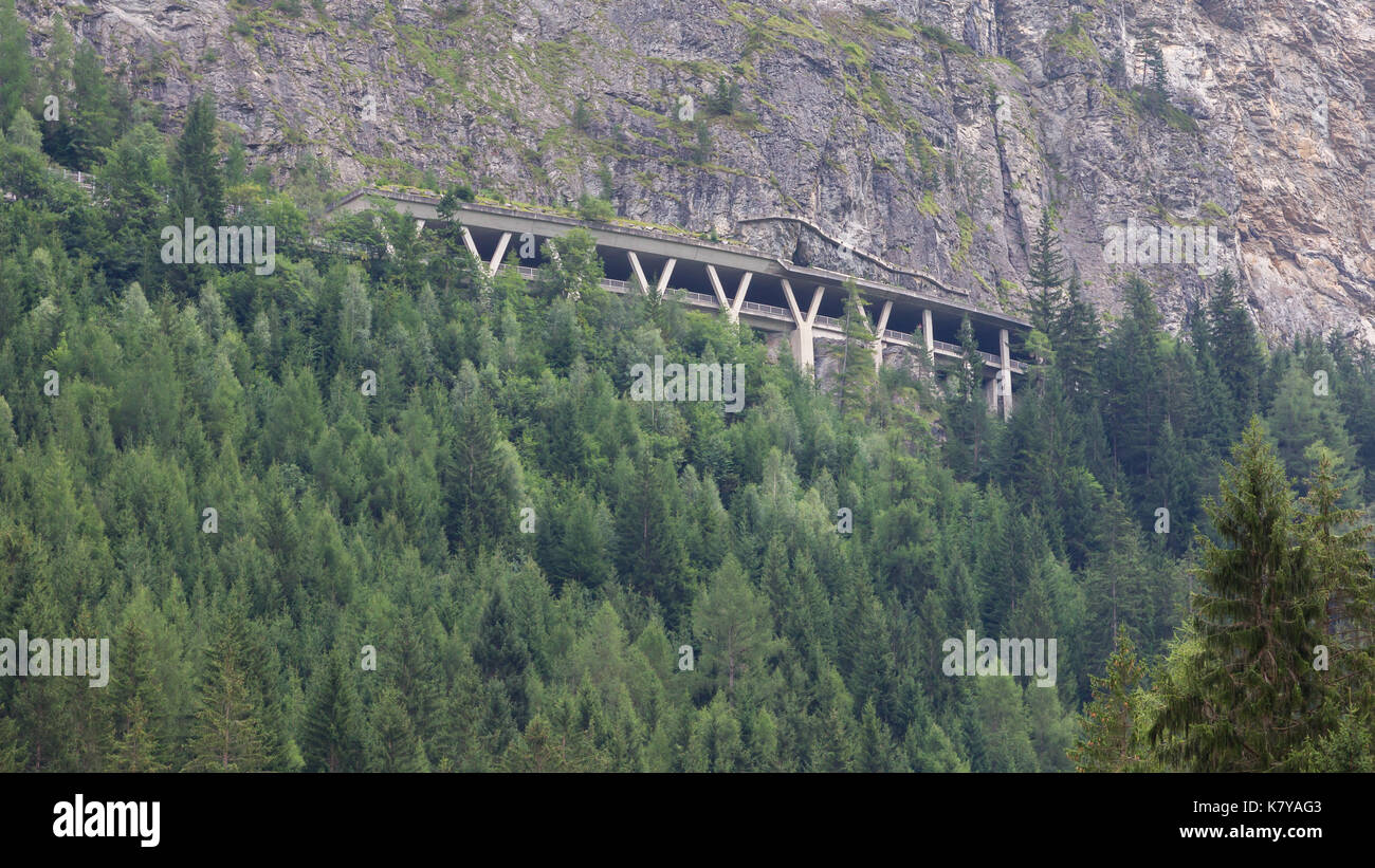 Alpine pathway in southern Austria - Nauders, Tirol Stock Photo - Alamy