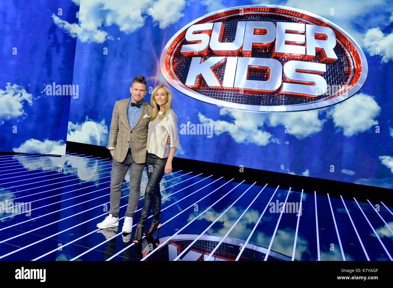 RTL4 press viewing of Superkids at Studio 21 in Hilversum. (Editorial ...