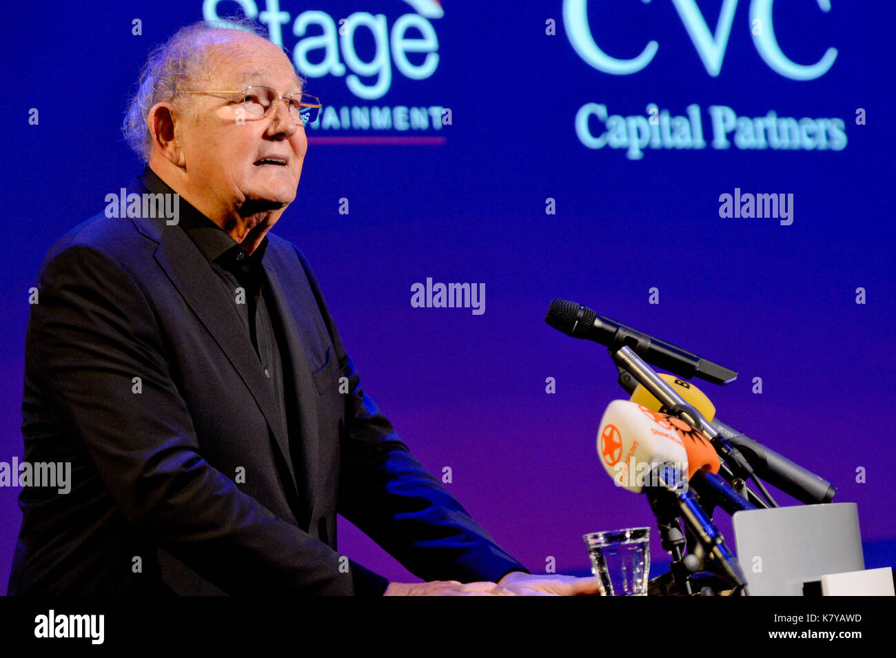 Press conference where Joop van den Ende announces the acquisition of ...